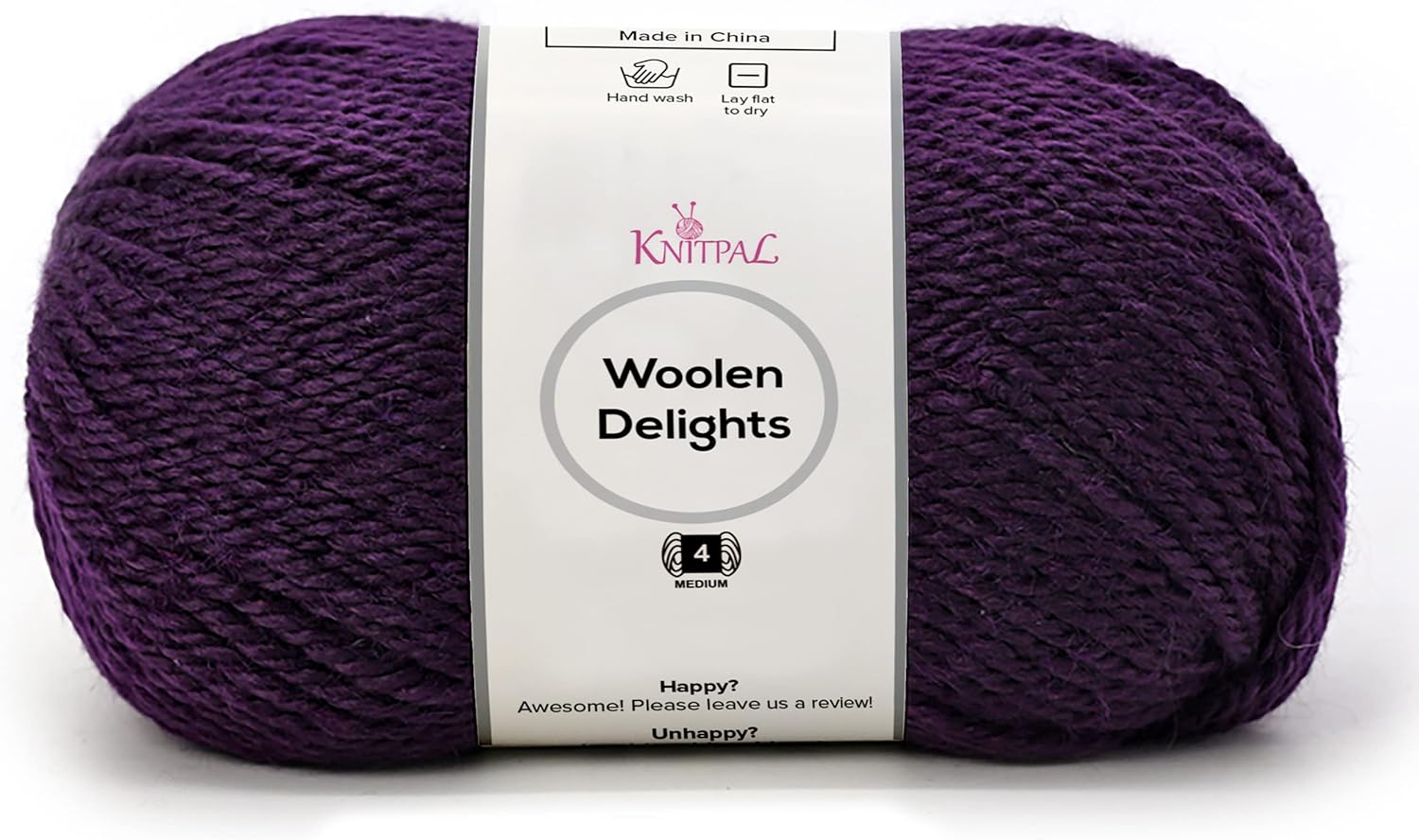 Amazon.com: KnitPal Woolen Delights Soft Wool Yarn for Crocheting, 40% ...