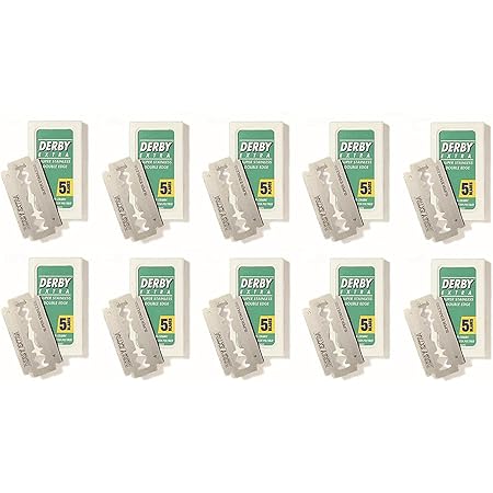 Amazon.com: Derby Extra Double Edge Razor Blades, 100 Count : Beauty ...
