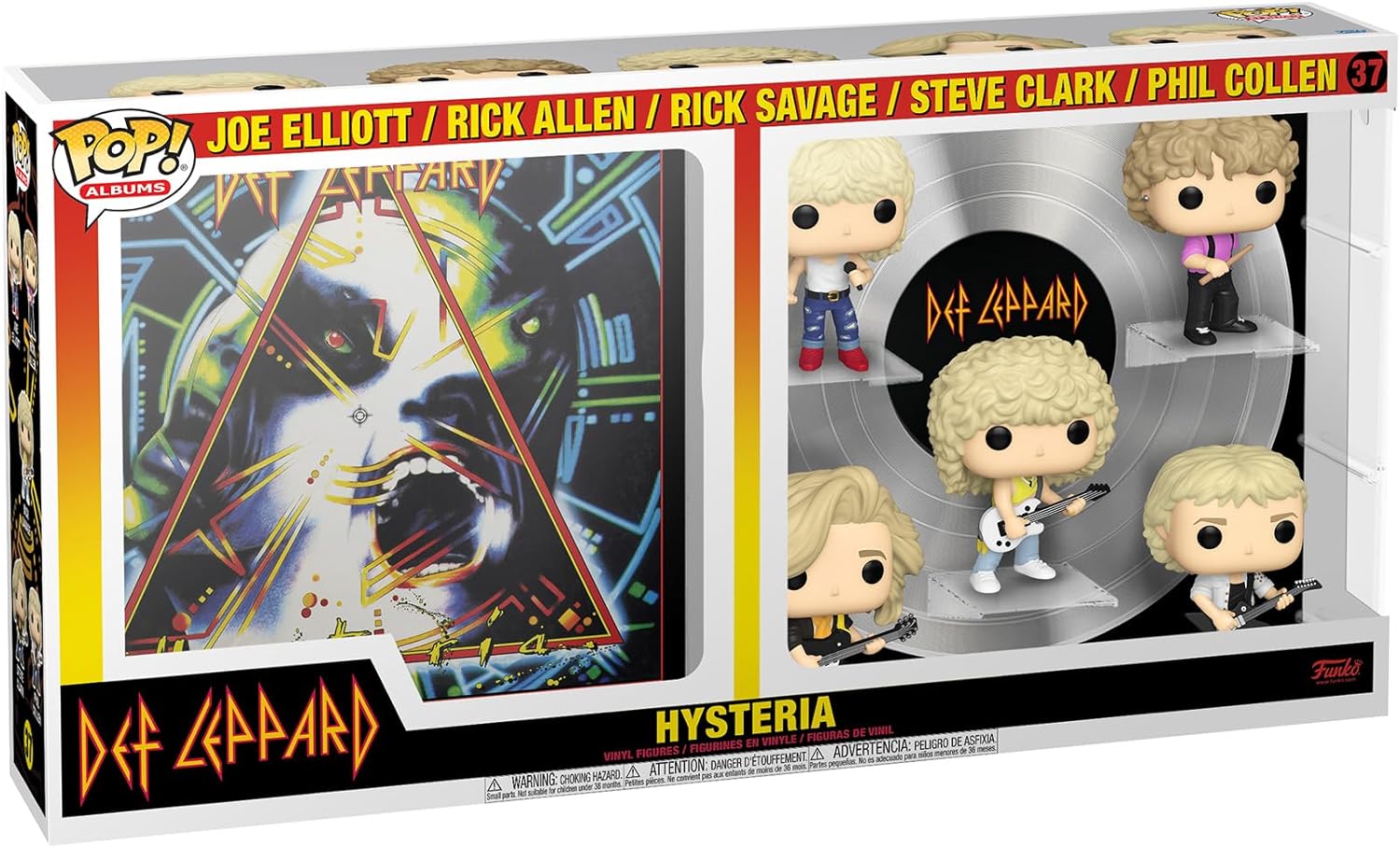 Amazon.com: Funko Pop Album Deluxe: Def Leppard - Hysteria Vinyl ...