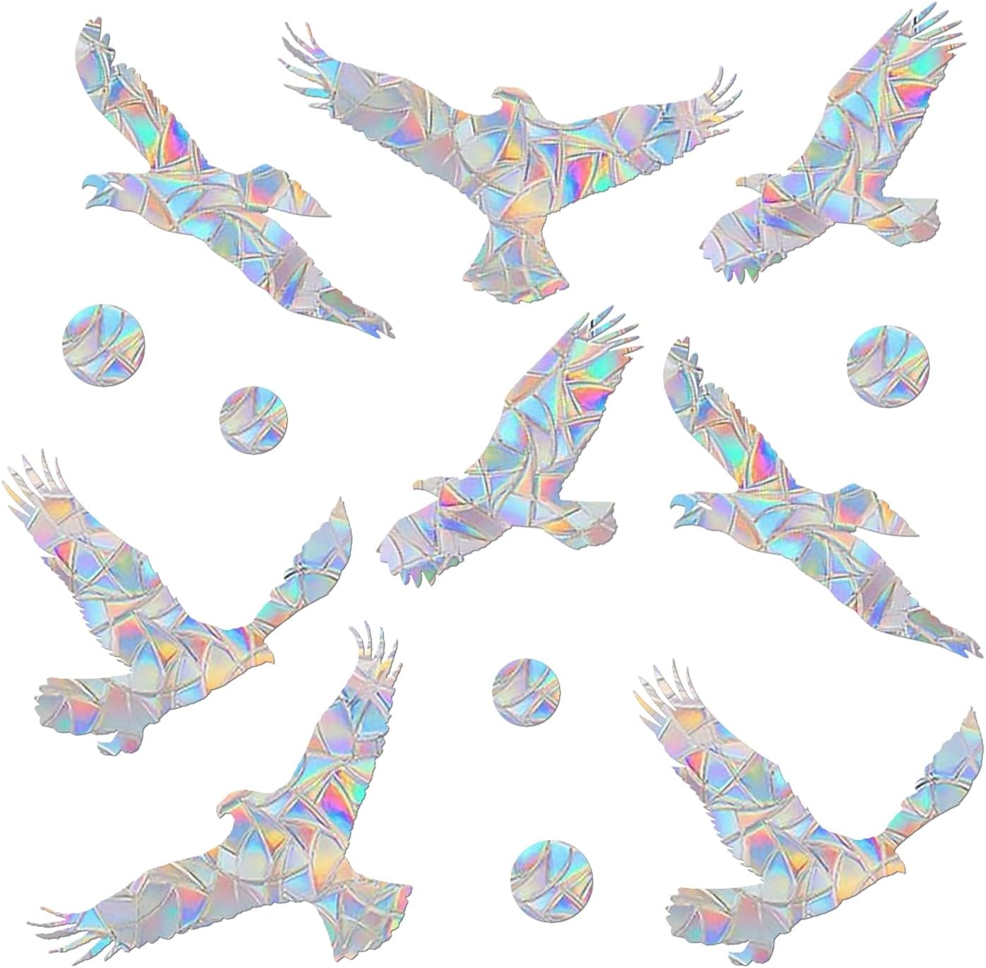 Amazon.com: Tiz Tlloz Window Clings for Birds - Anti-Collision Window ...