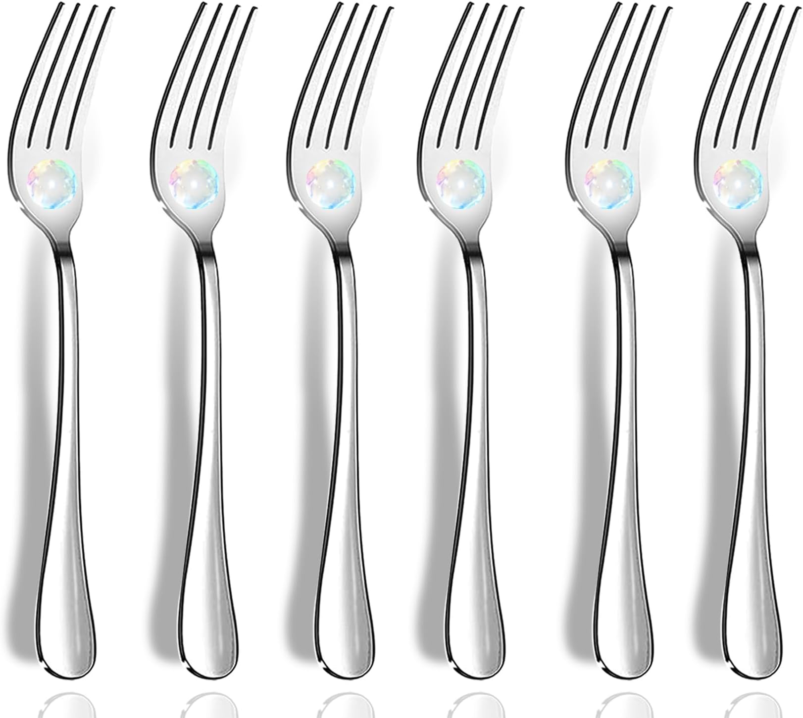 Amazon.com: Winco 12-Piece Dominion Dinner Fork Set, 18-0 Stainless ...