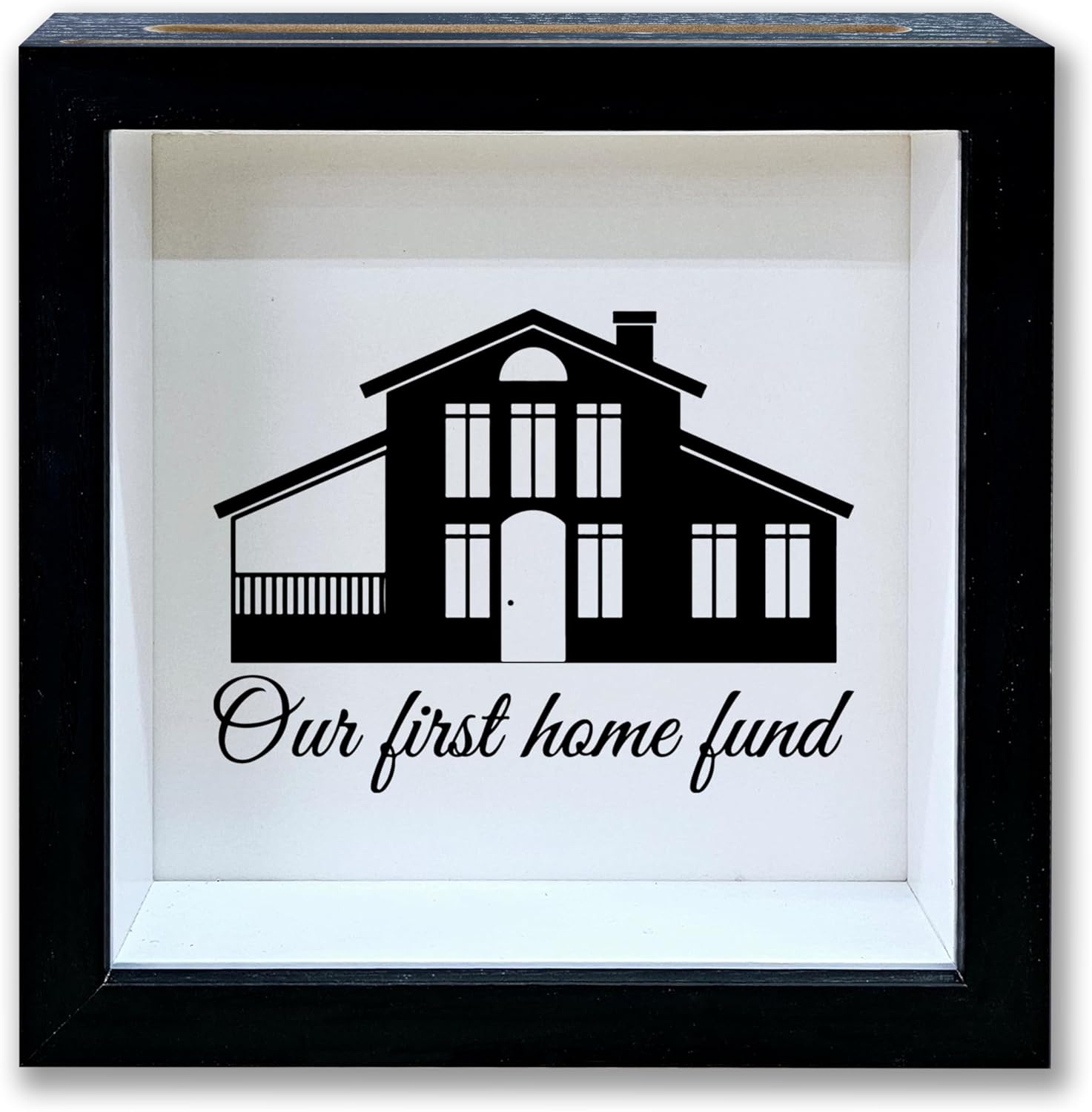 Amazon.com - New Home Fund Shadow Box Frame, Honeymoon Fund Box with ...