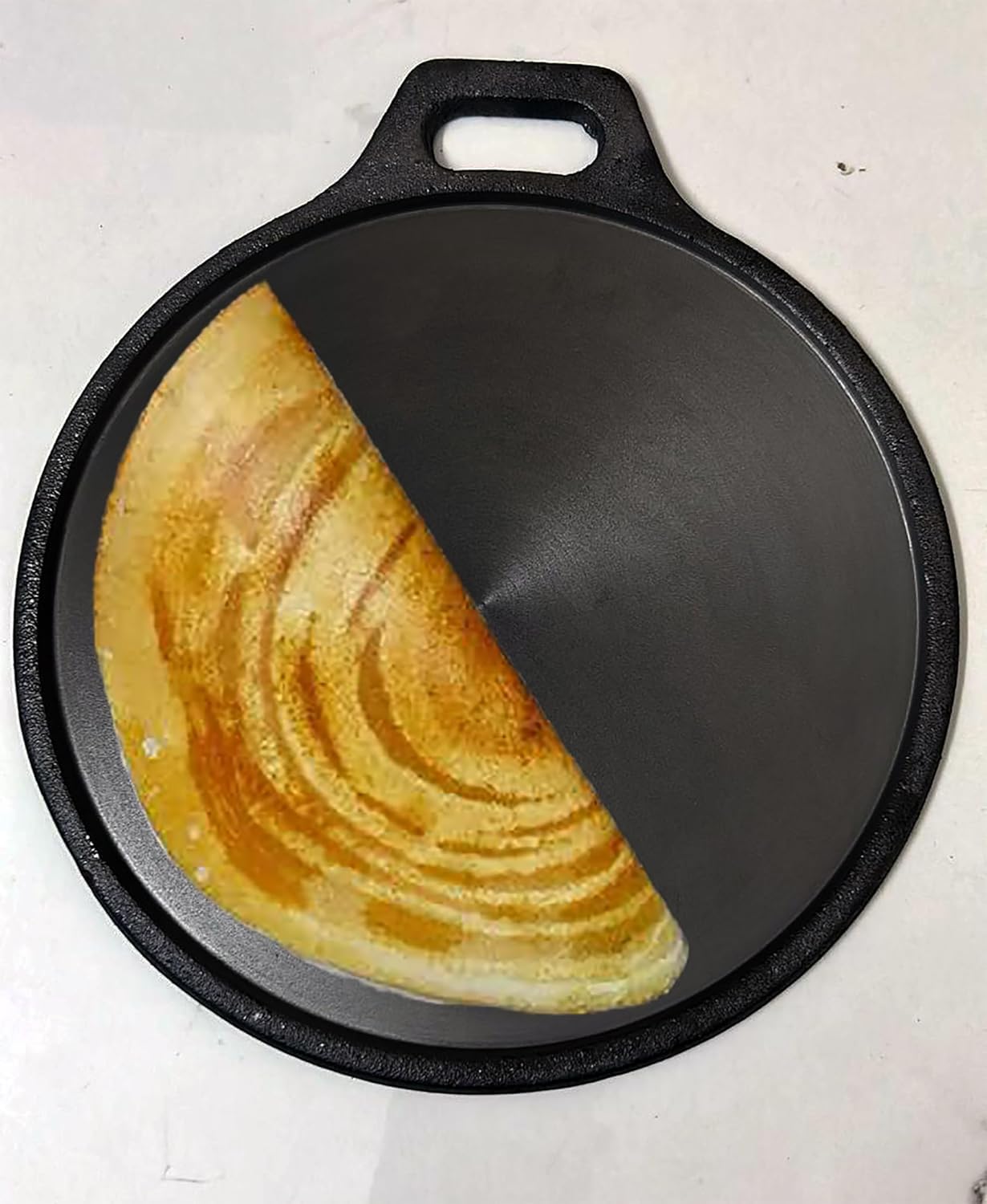 Buy MUD N POT PRE Seasoned CAST Iron DOSA TAWA| Elegant | ROTI PAN ...