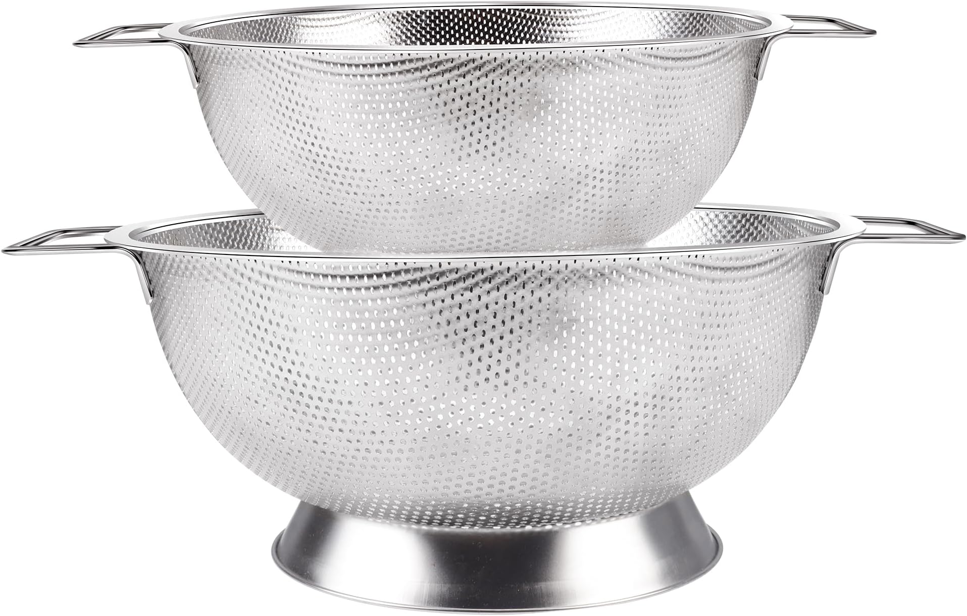 Amazon.com: Gulex Stainless Steel Colander and Strainer Set(5-Quart and ...