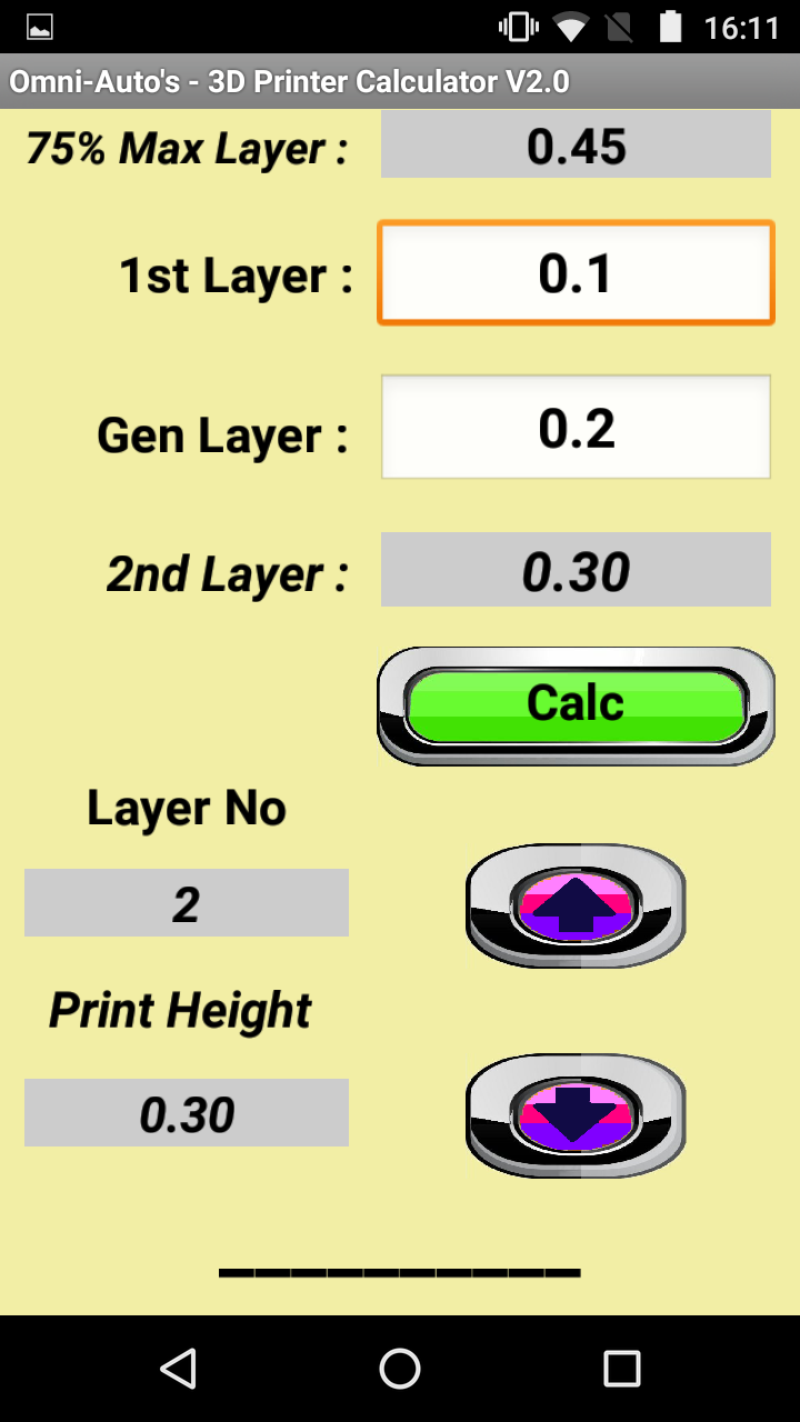 3D Printer calulator - App on Amazon Appstore
