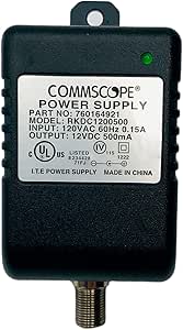 Amazon.com: COMMSCOPE 760164921 Power Supply 12V 0.5A RKDC1200500 F ...