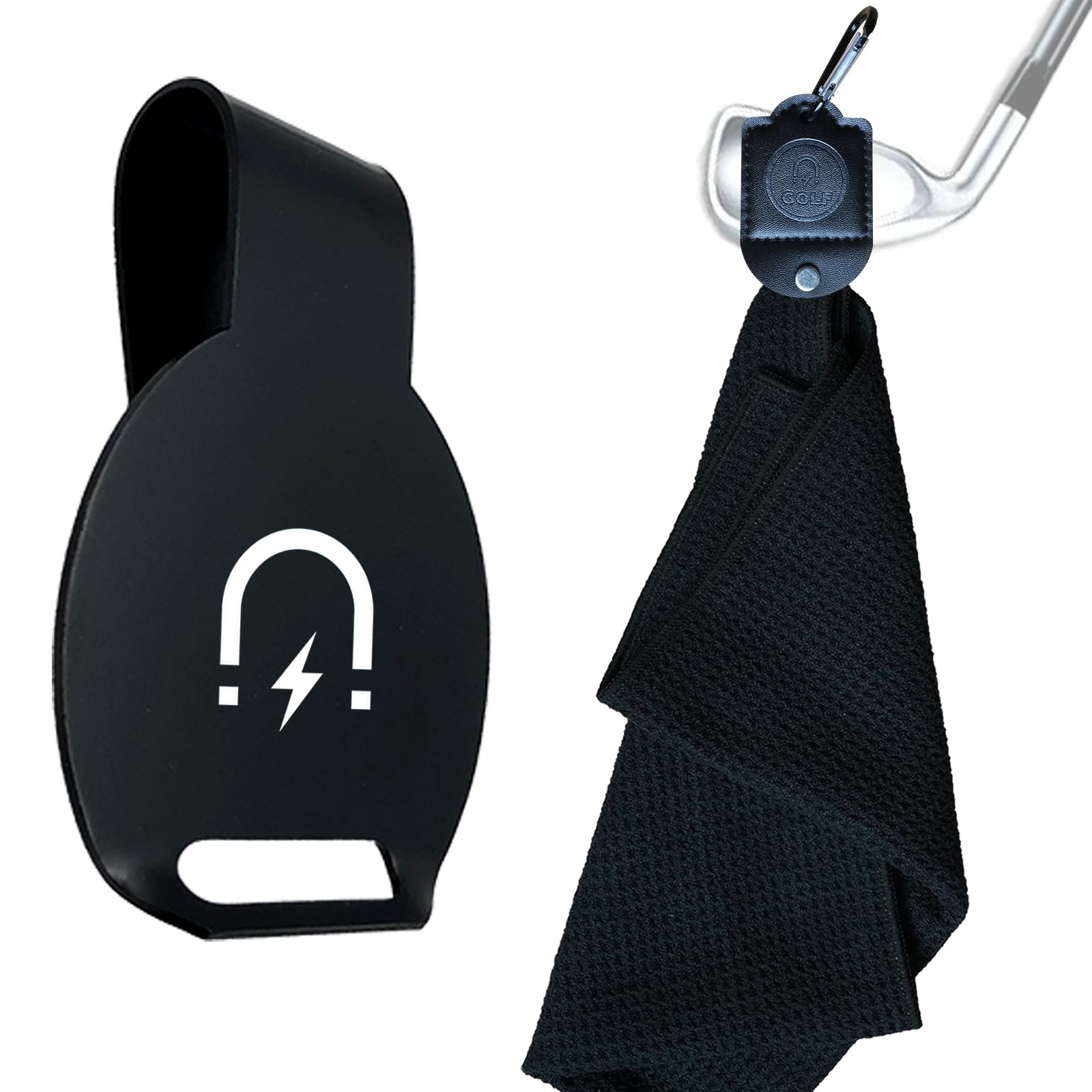 Amazon.com: CHICBAKE Magnetic Golf Towel with Golf Bag Metal Landing ...