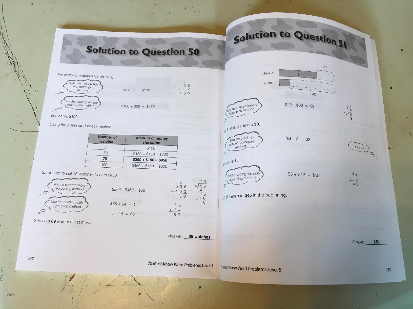 Singapore Math – 70 Must-Know Word Problems Workbook for 6th Grade Math ...