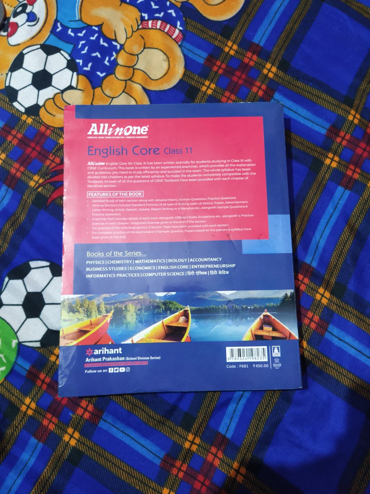 CBSE All In One English Class 11 for 2021 Exam (Old Edition) : Gajendra ...