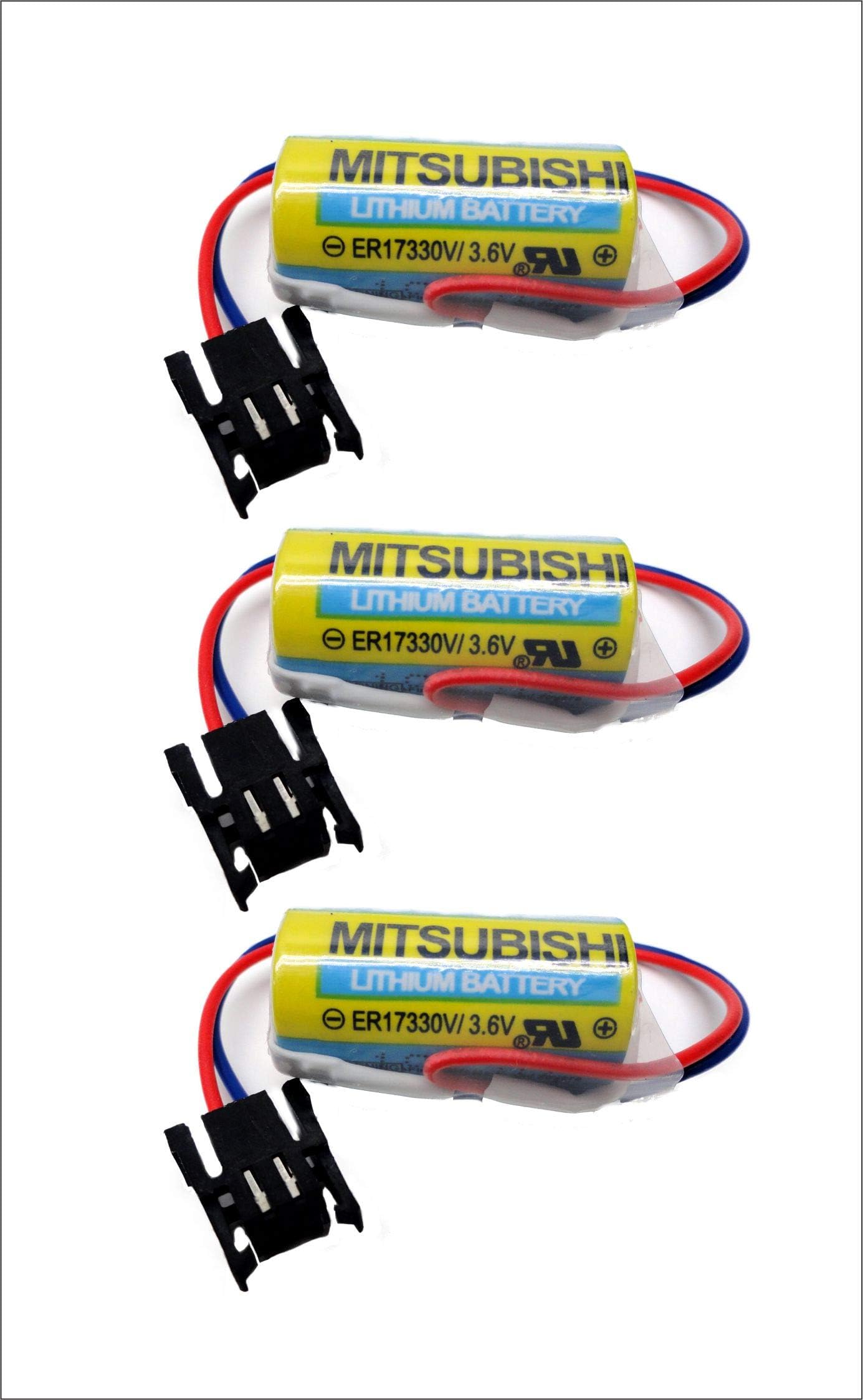 Amazon.com: 3PC ER17330V/3.6V,A6BAT-MRBAT Battery 3.6V PLC : Health ...