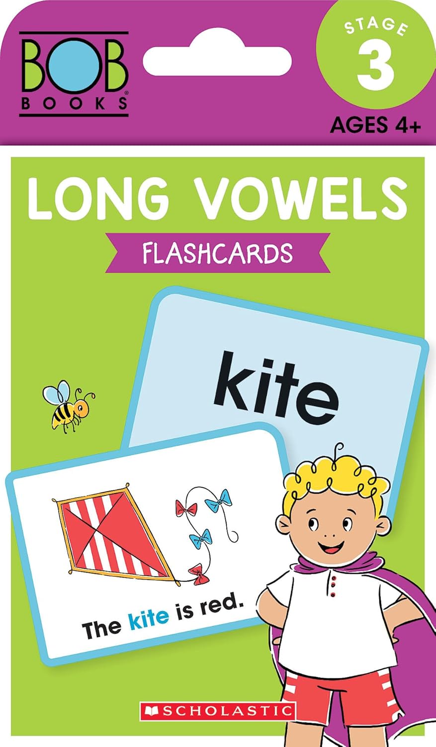 Amazon.com: Bob Books - Long Vowels Flashcards | Phonics, Ages 4 and up ...