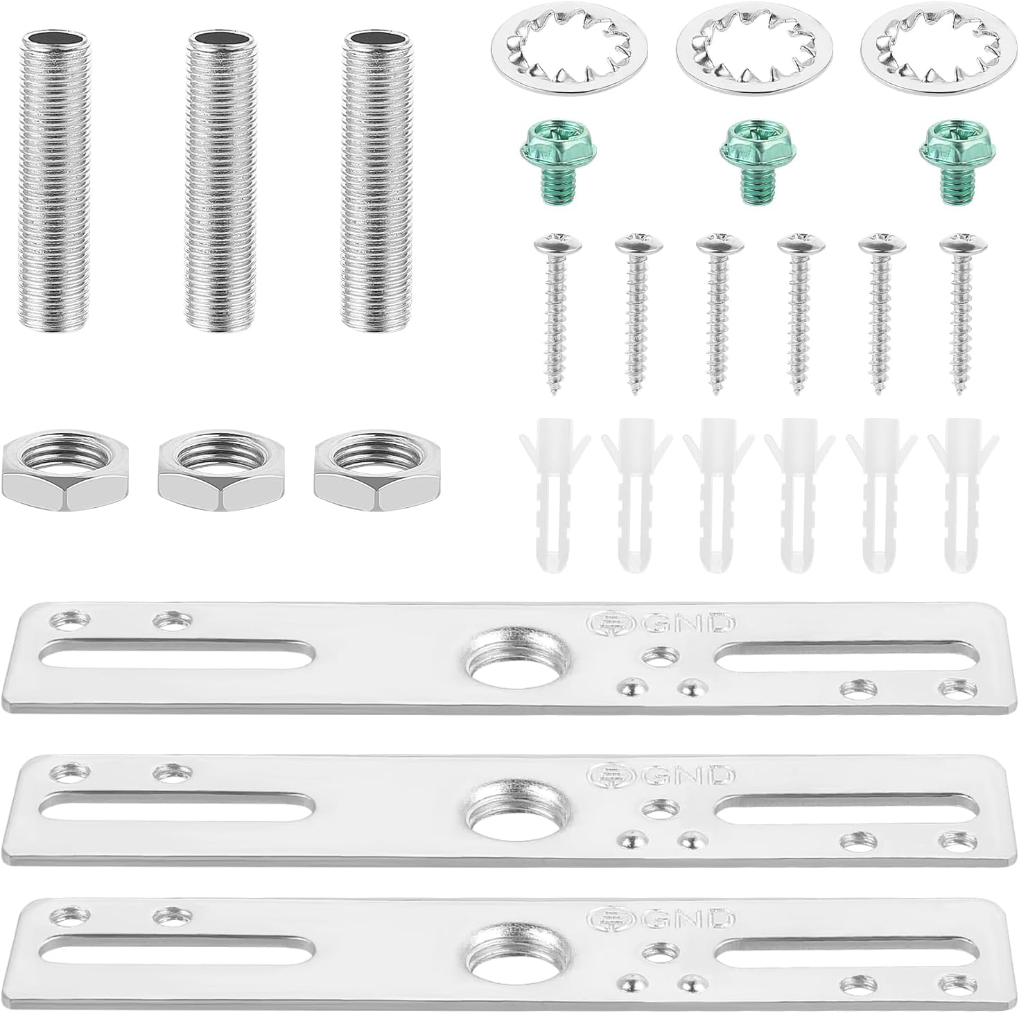 4 Inch Light Fixture Mounting Bracket Kit - 3 Set Universal Chandelier ...