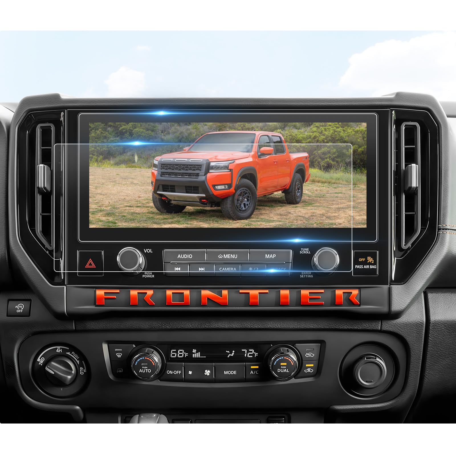 Amazon.com: BIBIBO 2Pcs for 2025 Nissan Frontier Screen Protector, 12.3 ...