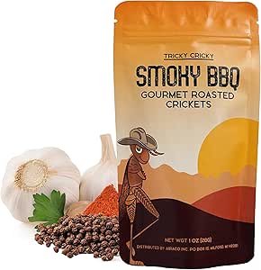 Amazon.com: Tricky Cricky Edible Flavored Cricket Snacks for Humans ...
