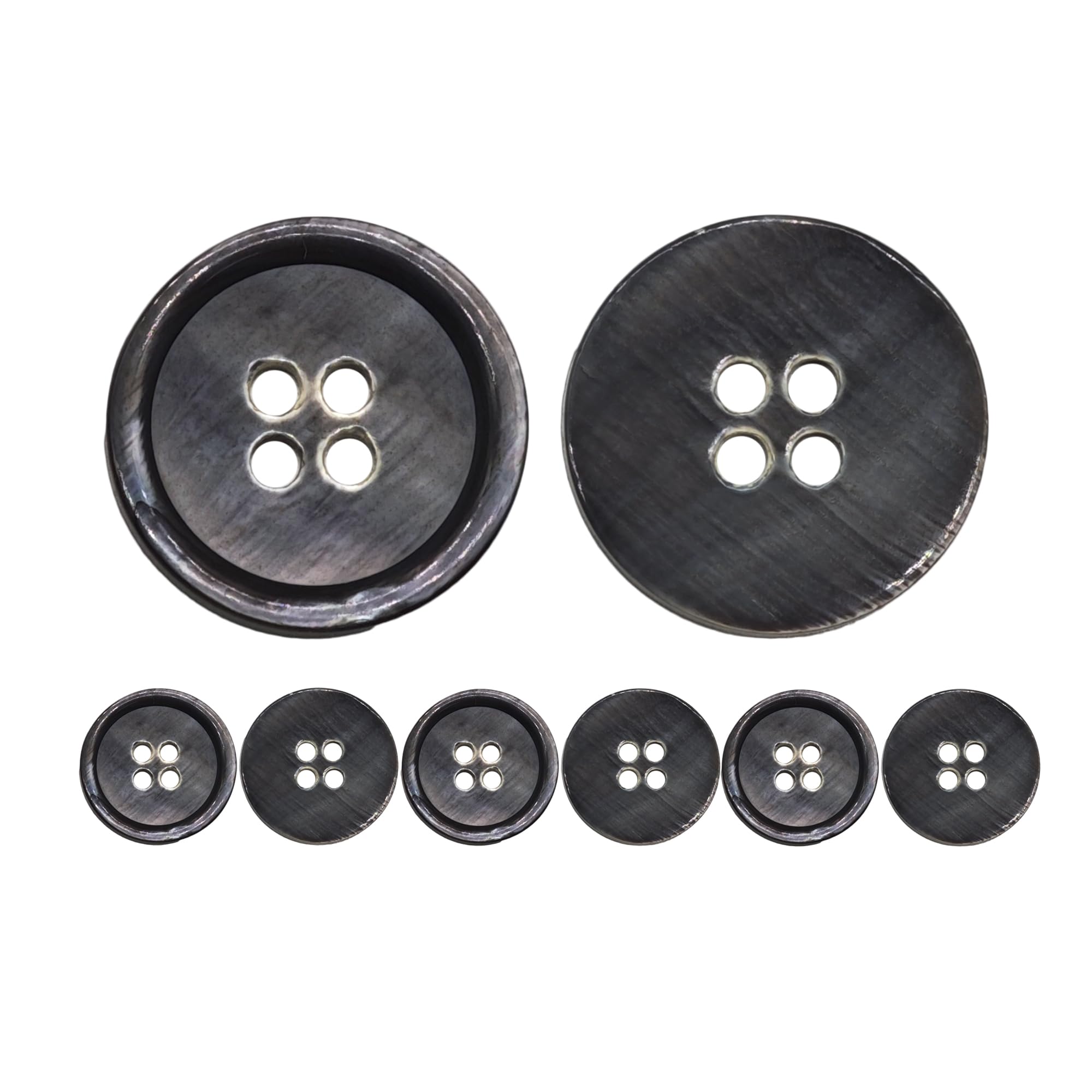 Amazon.com: CANDEOLA 10-Pcs 3/4" Smoke Grey Mother of Pearl Shell ...