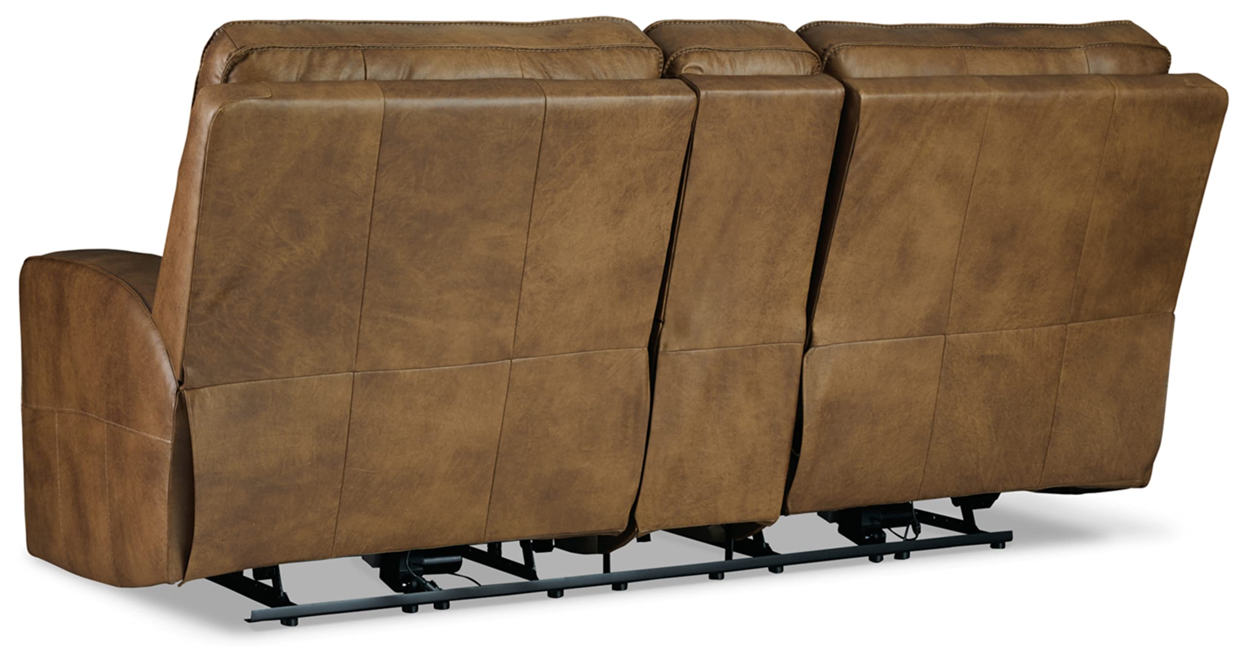 Signature Design by Ashley Game Plan Contemporary Tufted Leather Power ...