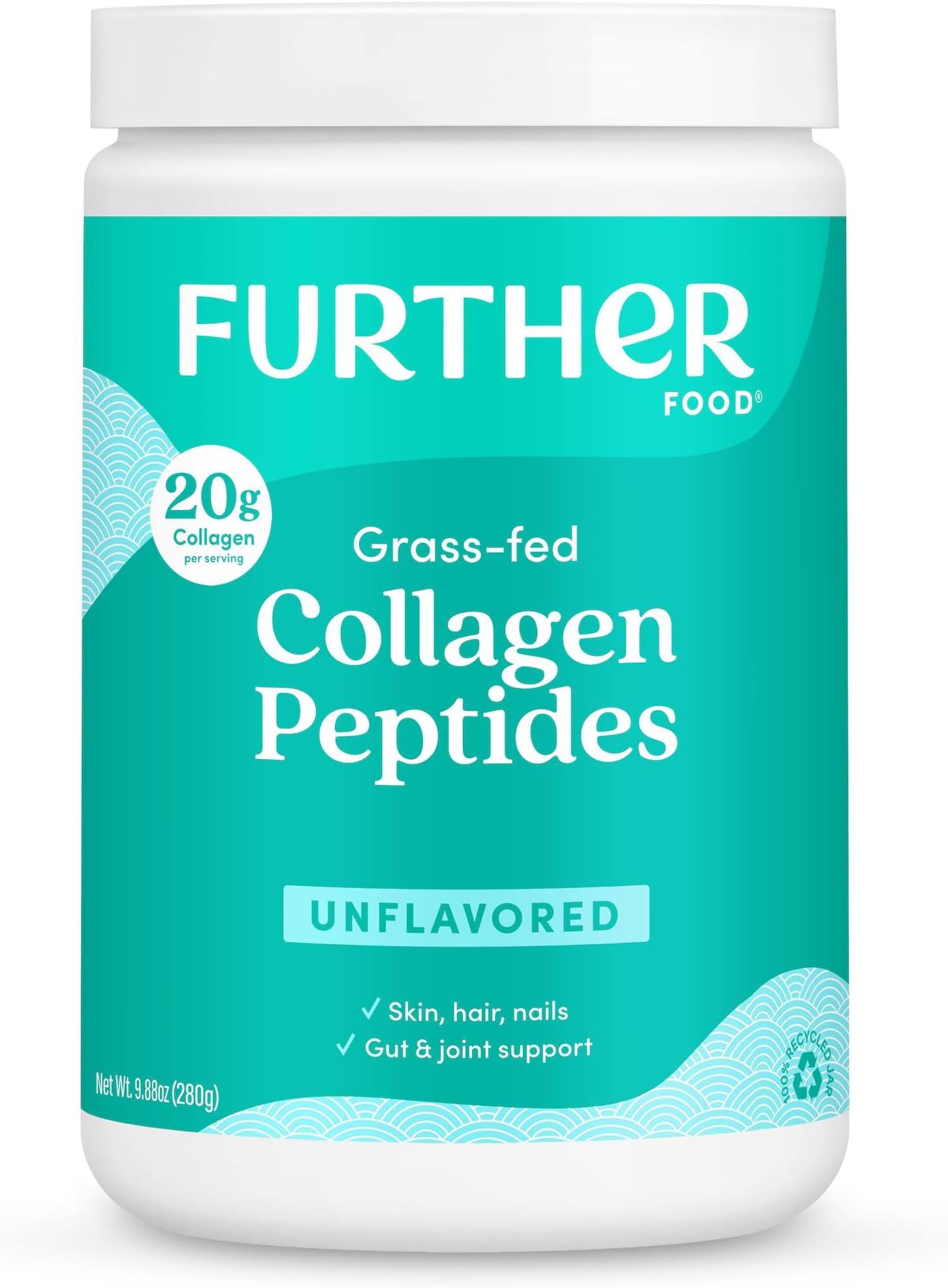 Amazon.com: Further Food Unflavored Collagen Peptides Powder, Grass-Fed ...