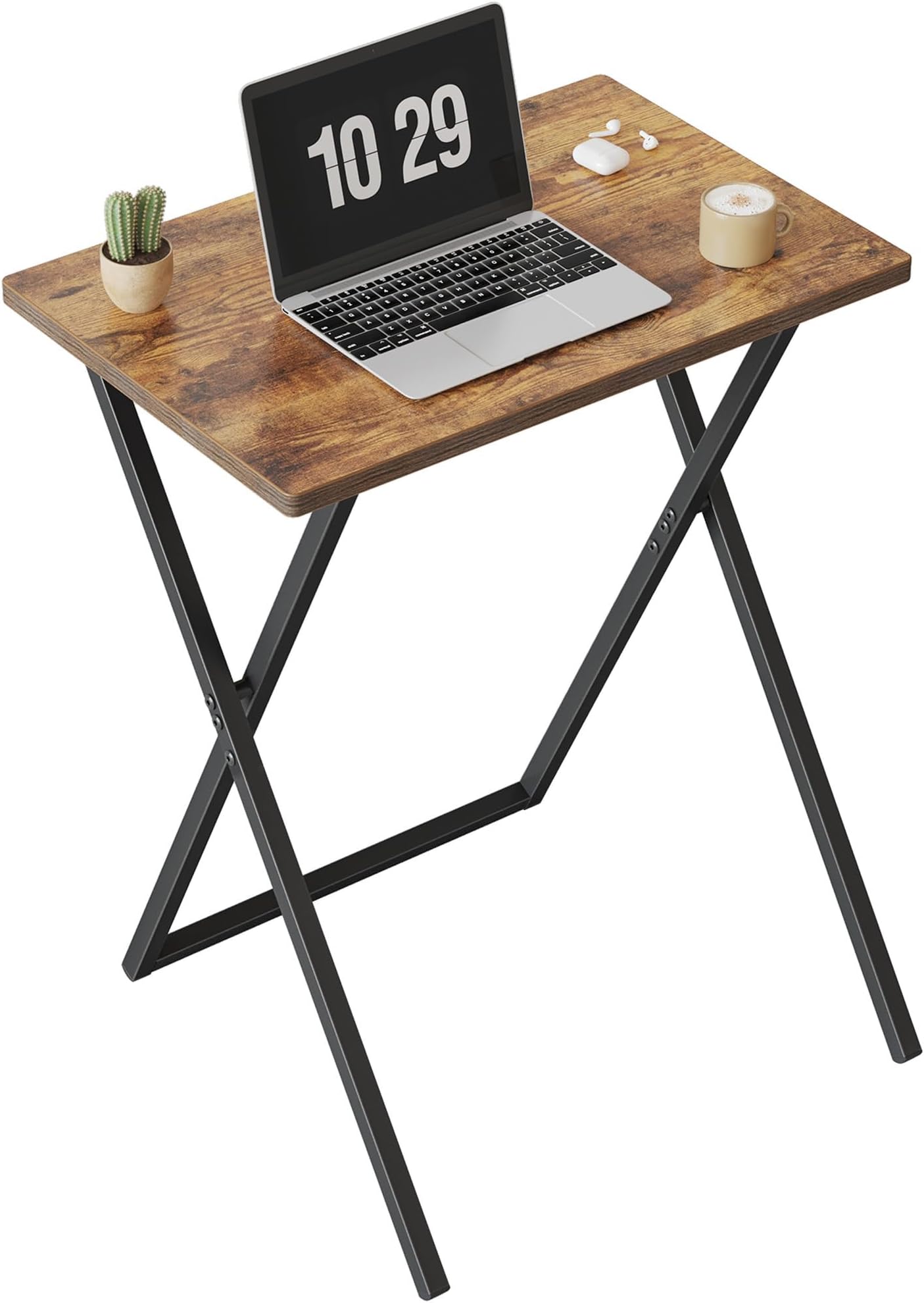 Amazon.com: CubiCubi Folding Desk, 23.62 inch Small Computer Desk ...