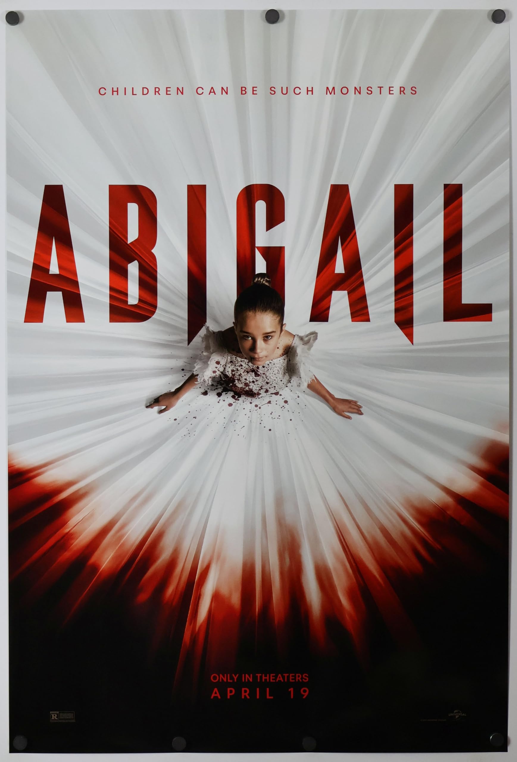 Amazon.com: ABIGAIL MOVIE POSTER 2 Sided ORIGINAL 27x40-2024 Vampire ...
