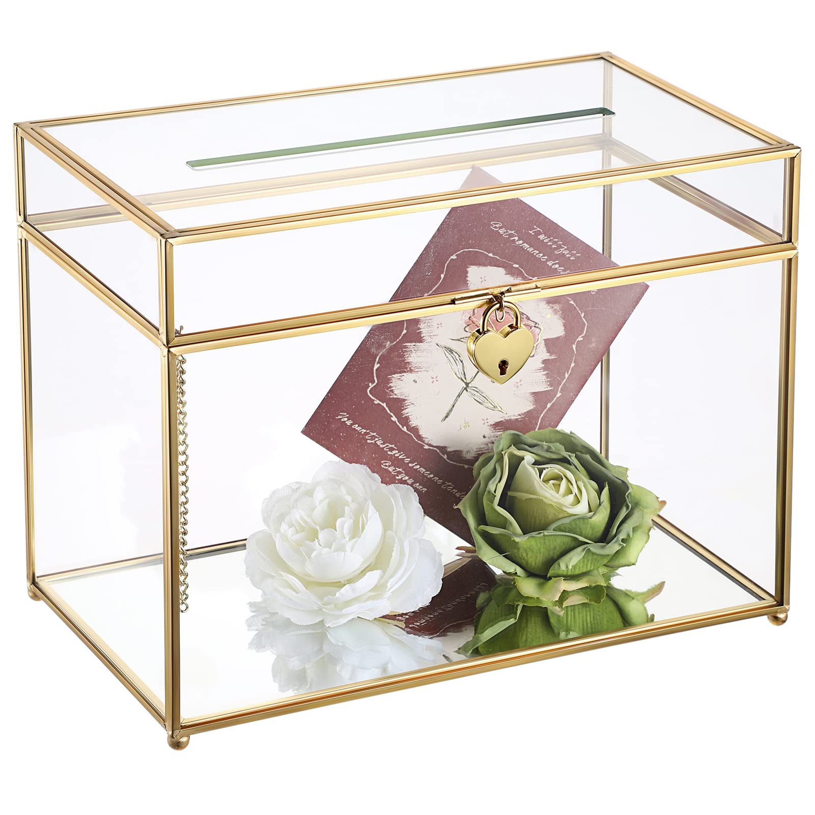 Glass Wedding Card Box Holder at Lachlan Macadie blog