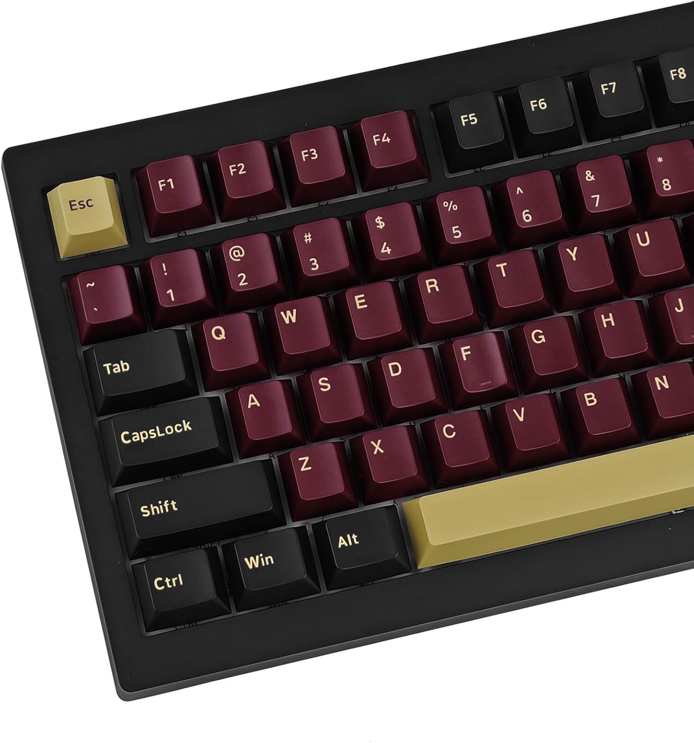 168 Keys Red Samurai Keycaps, PBT Keycaps Black and Red Keycaps, Cherry ...