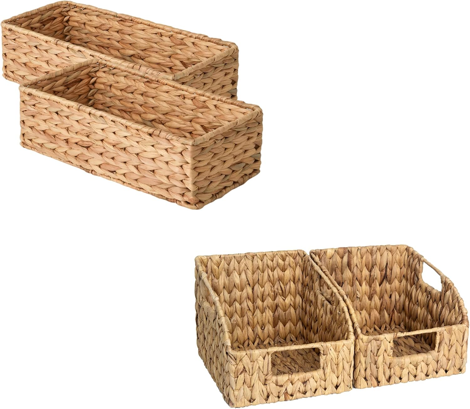 Amazon.com: StorageWorks Woven Storage Baskets : Home & Kitchen