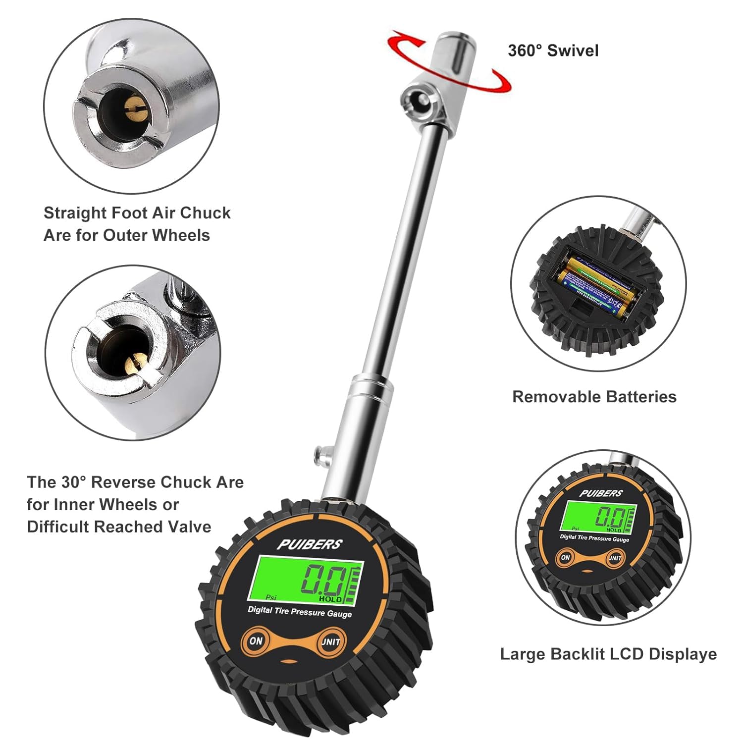 Calibrated Tyre Pressure Gaugenull
