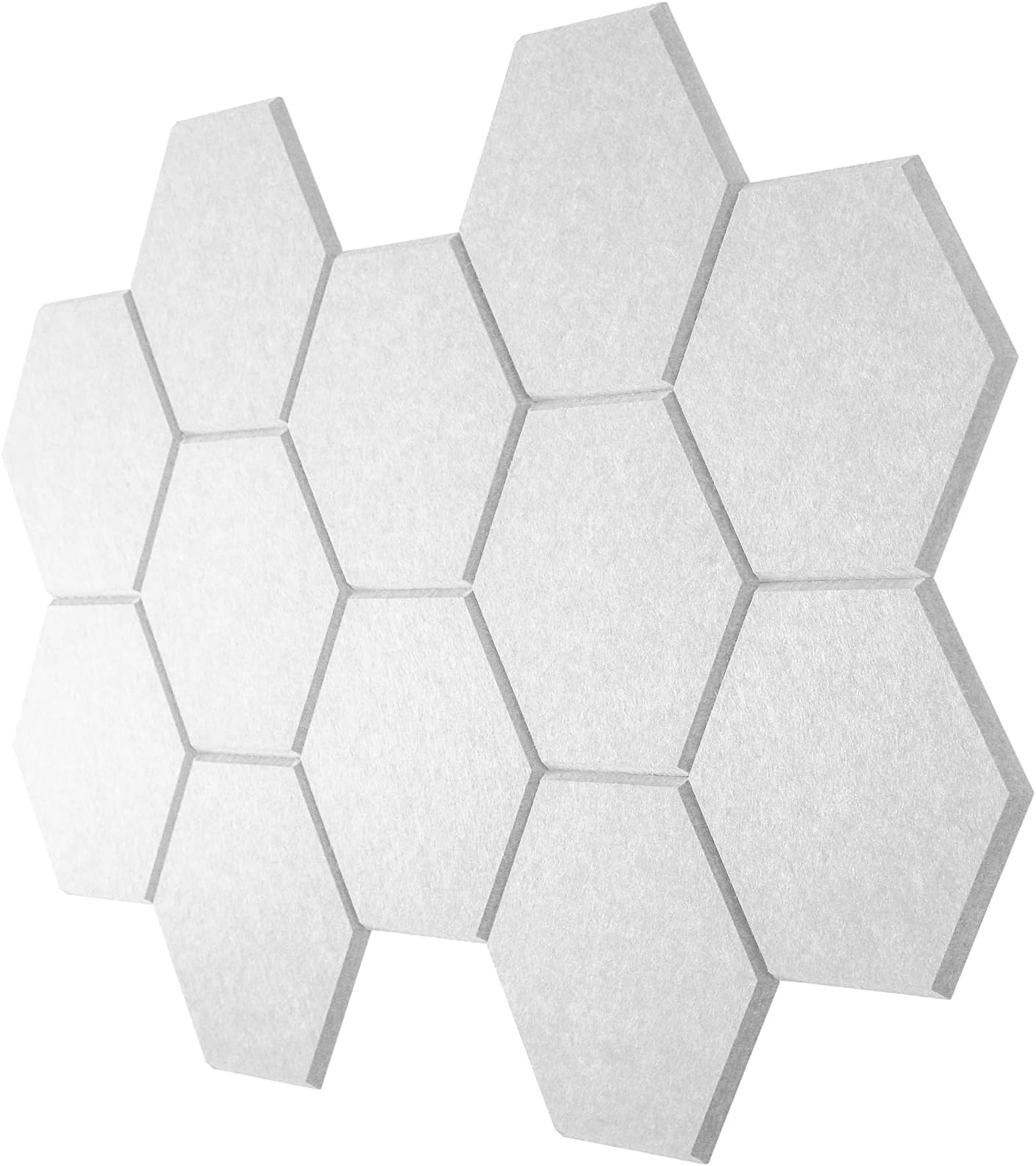 Acoustic Panels, 12 Pack Self Adhesive Hexagon Sound Proof Acoustic ...