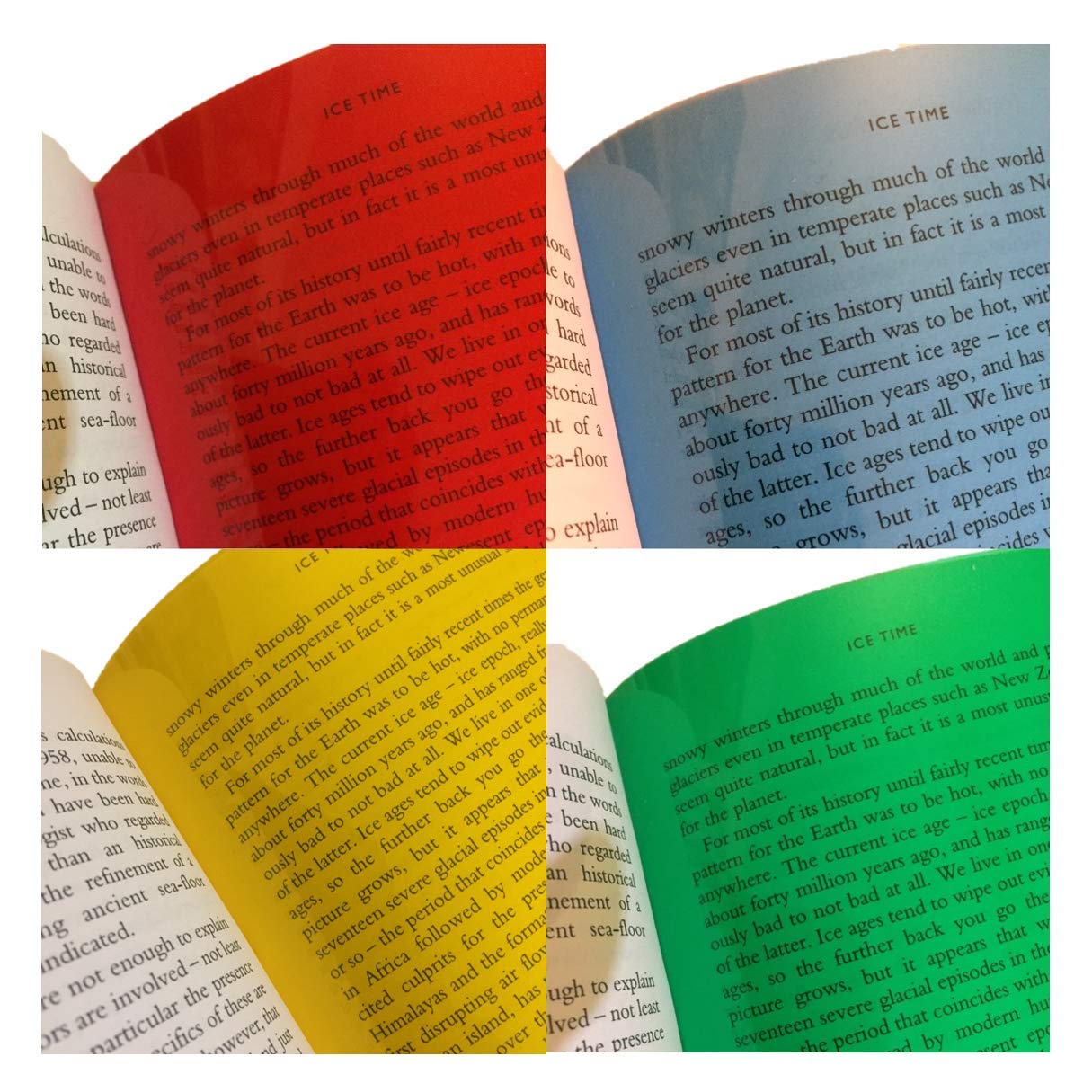 Buy A4 Assorted Coloured Acetate Sheets For Visual Stress ADHD Aids