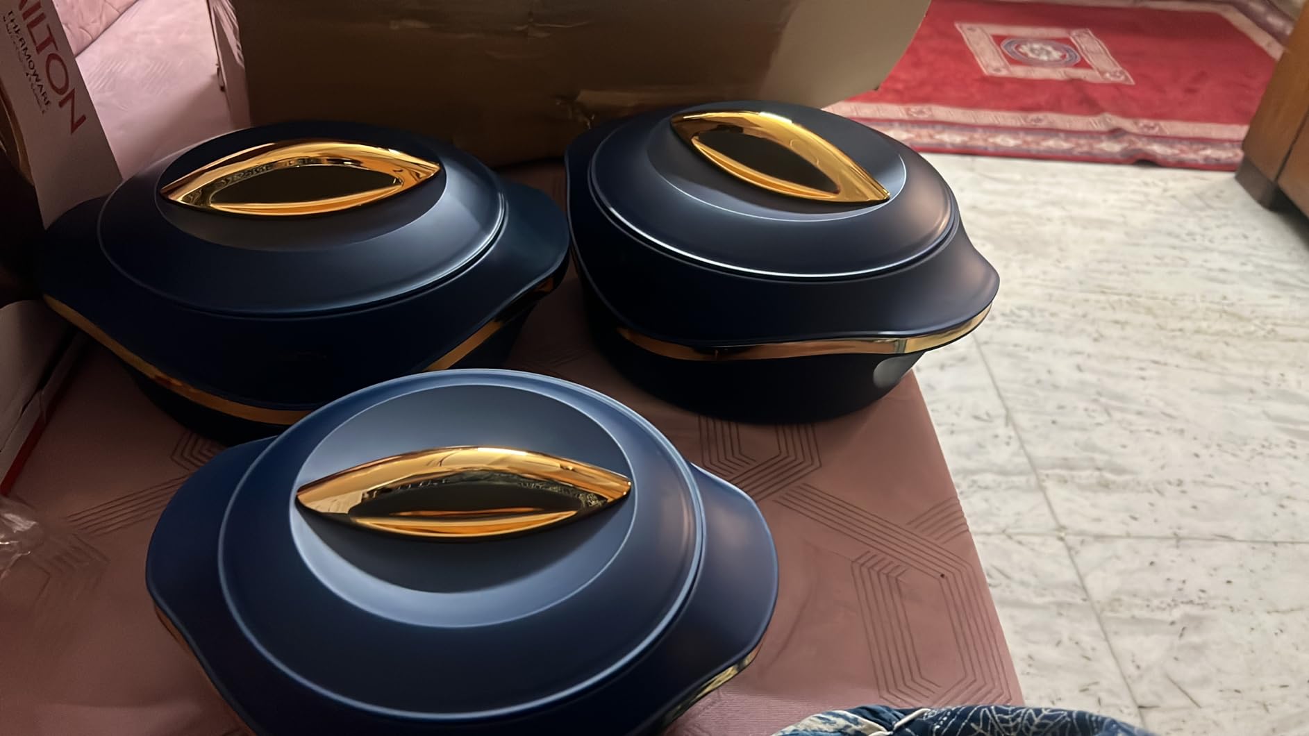 Milton Pearl 2000 Inner Stainless Steel Casserole, 1.96 Litre, Blue ...