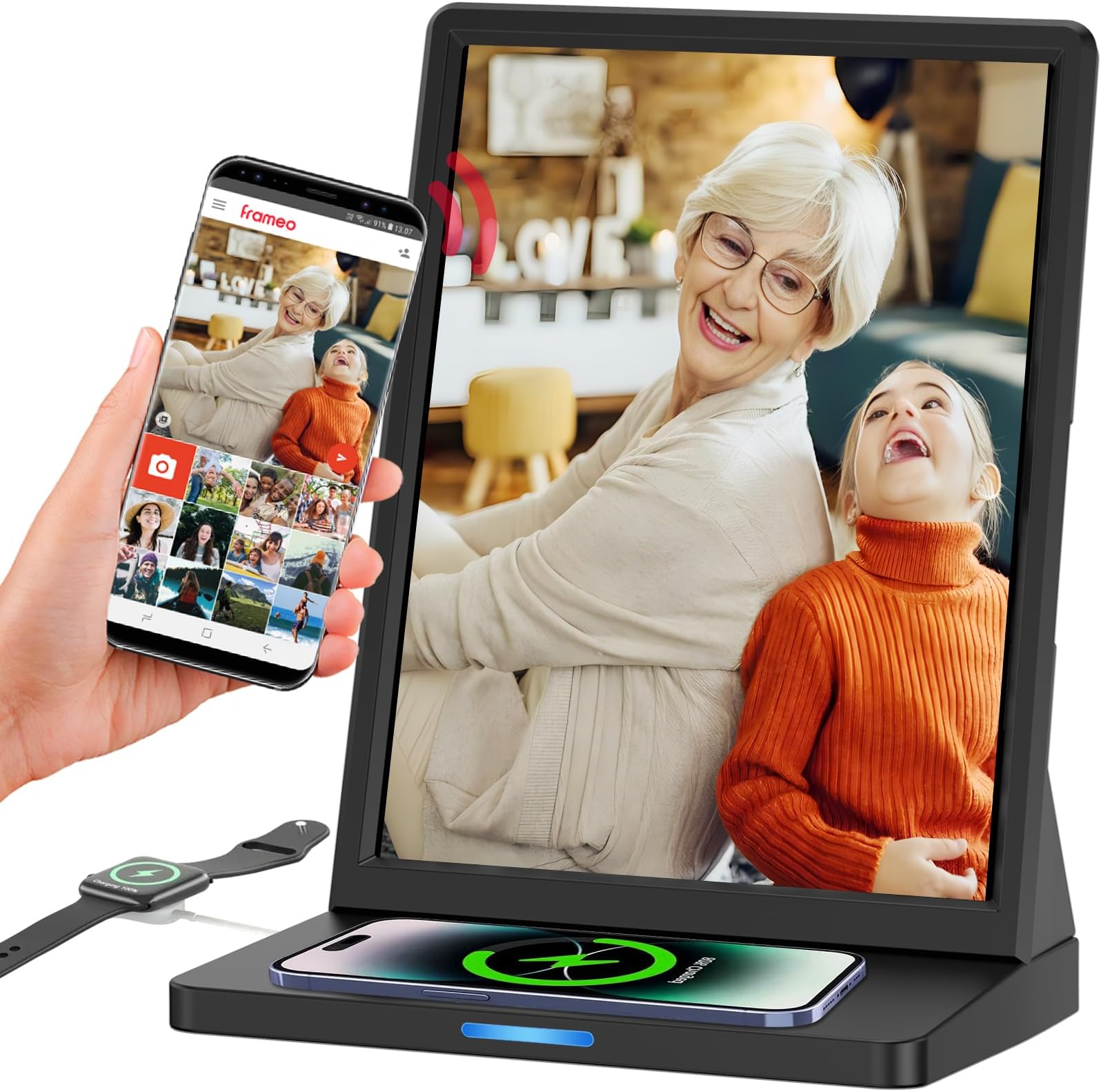 Amazon.com: 10" WiFi Digital Picture Frame, 4:3 IPS Touch Screen ...