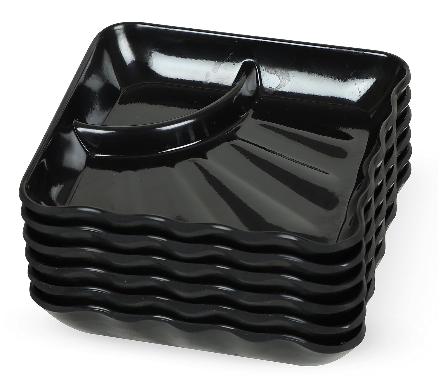 Golden Fish Melamine Square Dip Chip Tray | Starter Serving | Samosha ...