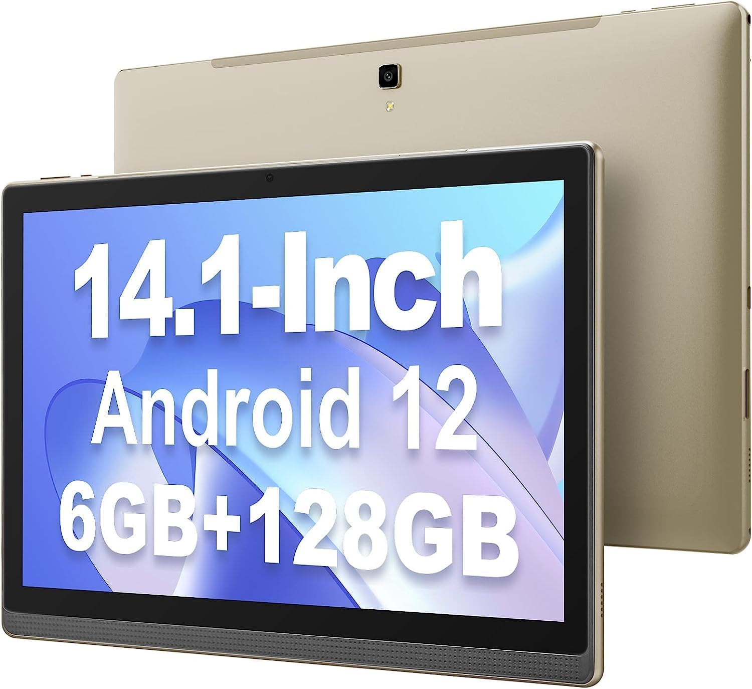 Large Tablet PC 14.1 Inch, Computer Tablet with 1920 * 1080 IPS HD ...
