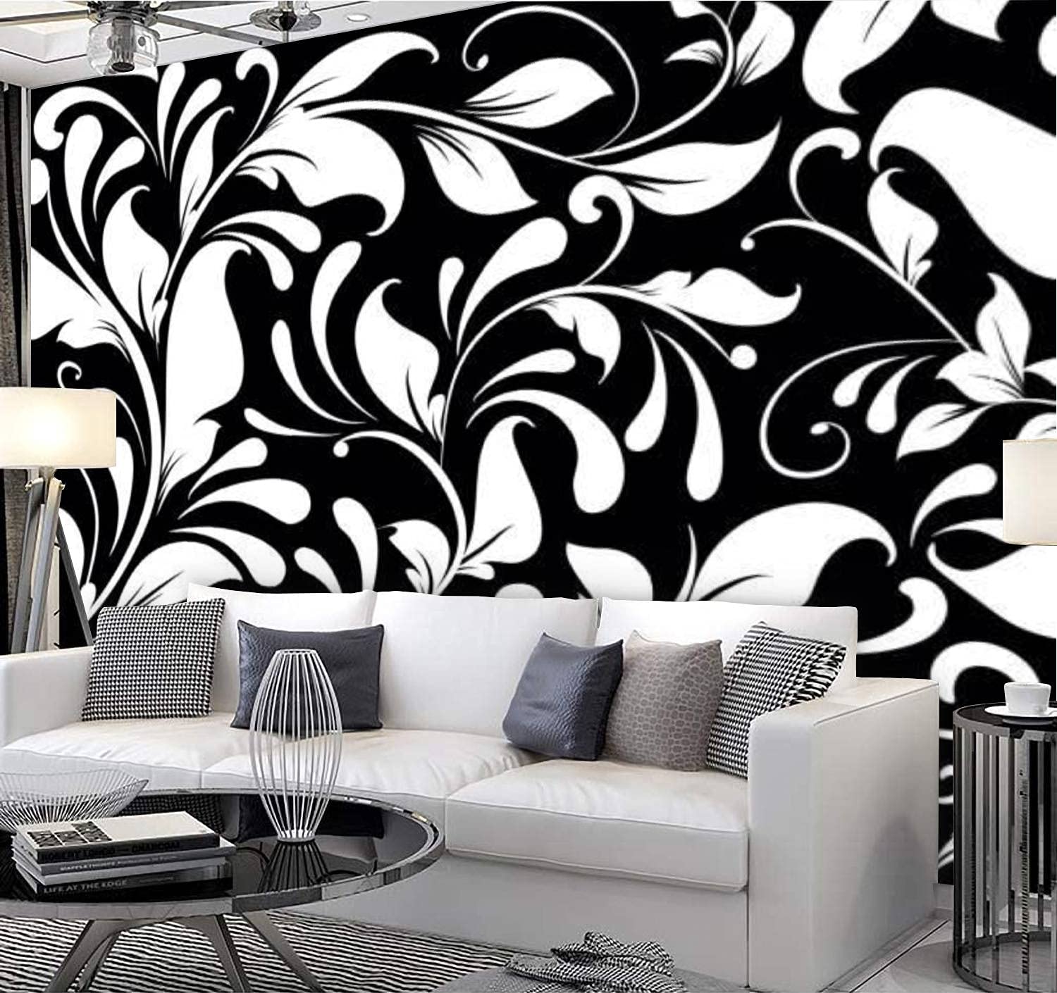 Vintage Black And White Design Wallpaper