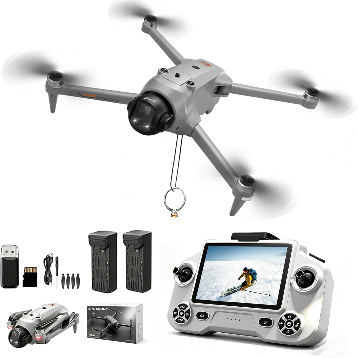 Amazon.com: YL059 GPS Drone with 4K Camera EIS for Adults, 5G RC Camera ...
