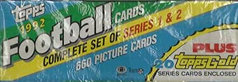 Amazon.com: 1992 TOPPS FACTORY SEALED FOOTBALL COMPLETE SET (660) & 20 ...