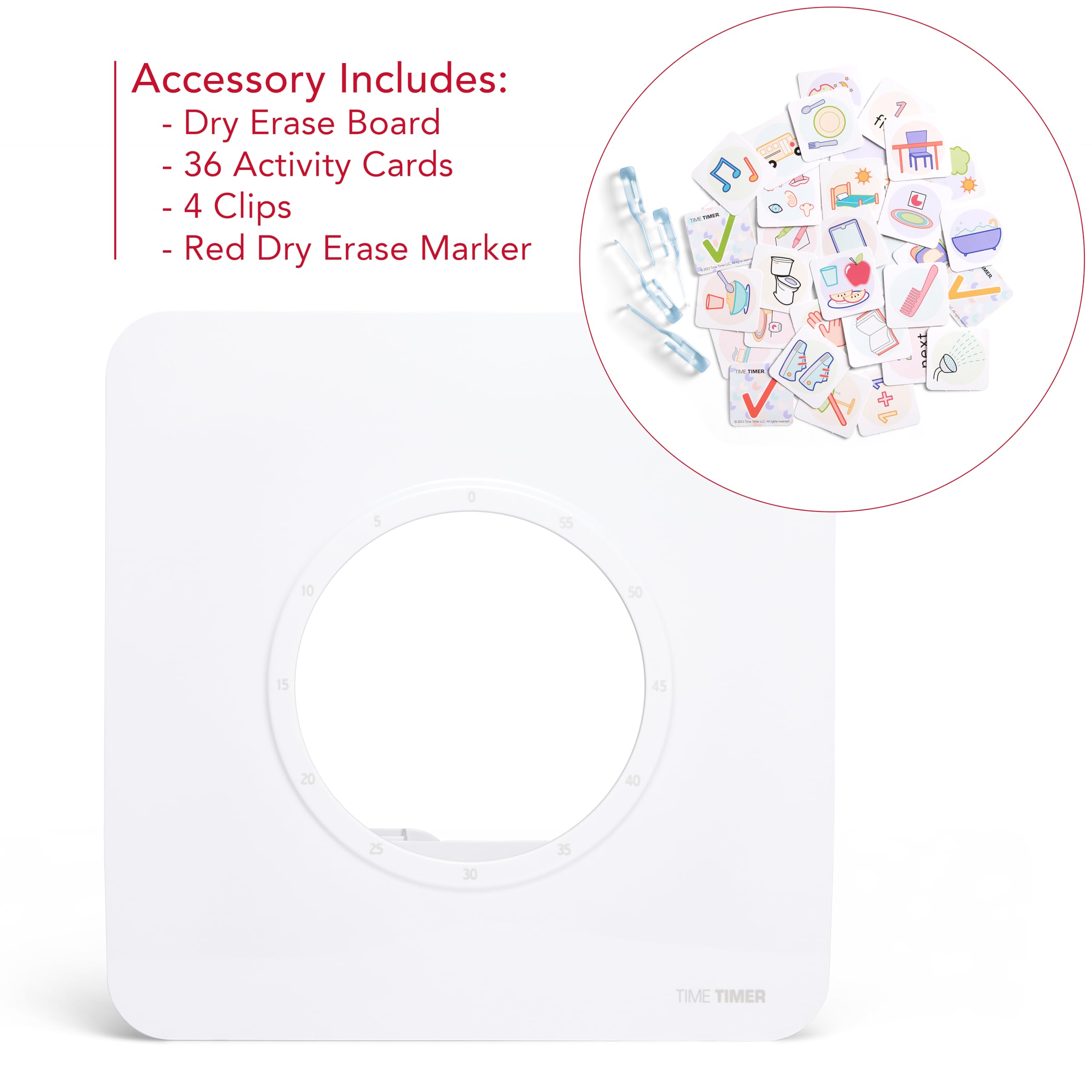 Snapklik.com : Visual Schedule Accessory For TIME Timer 8 Inch Visual ...