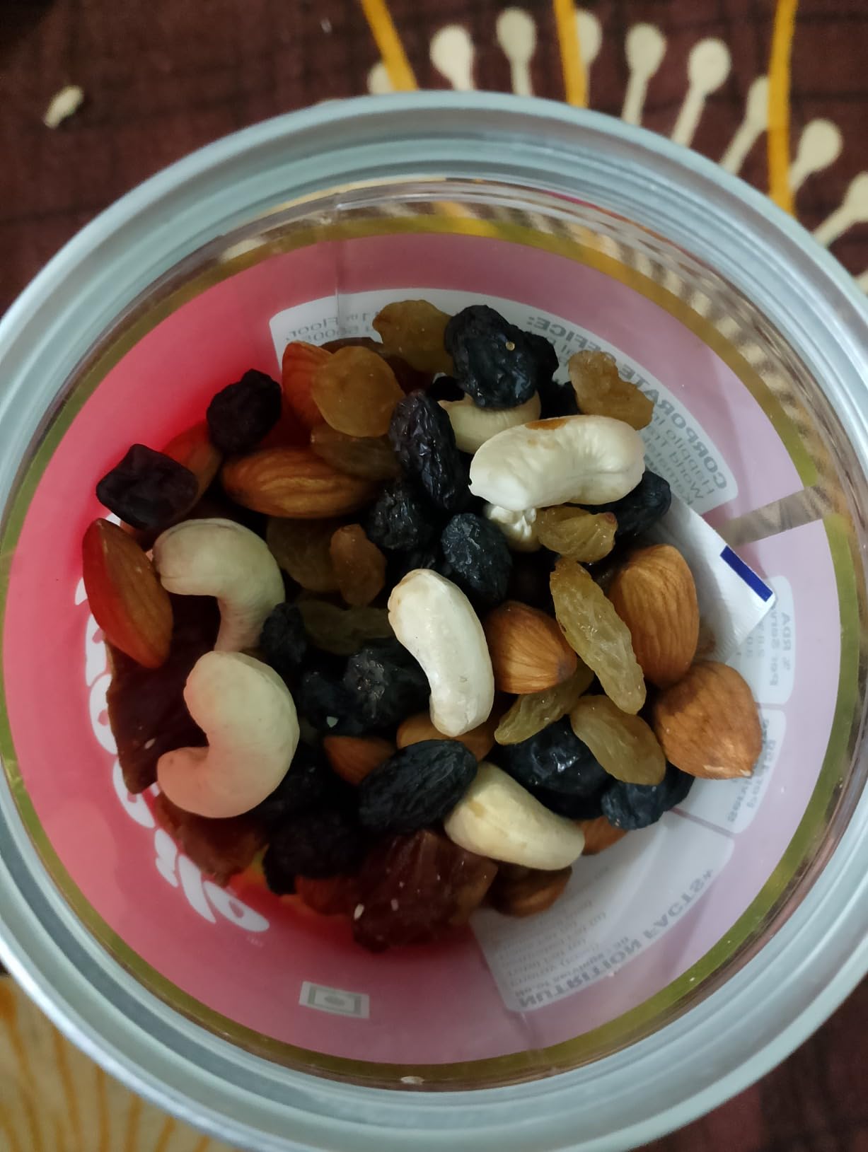 Happilo Classic Panchmewa Dry Fruit Mix 450g Jar, Dry Dates, Golden ...