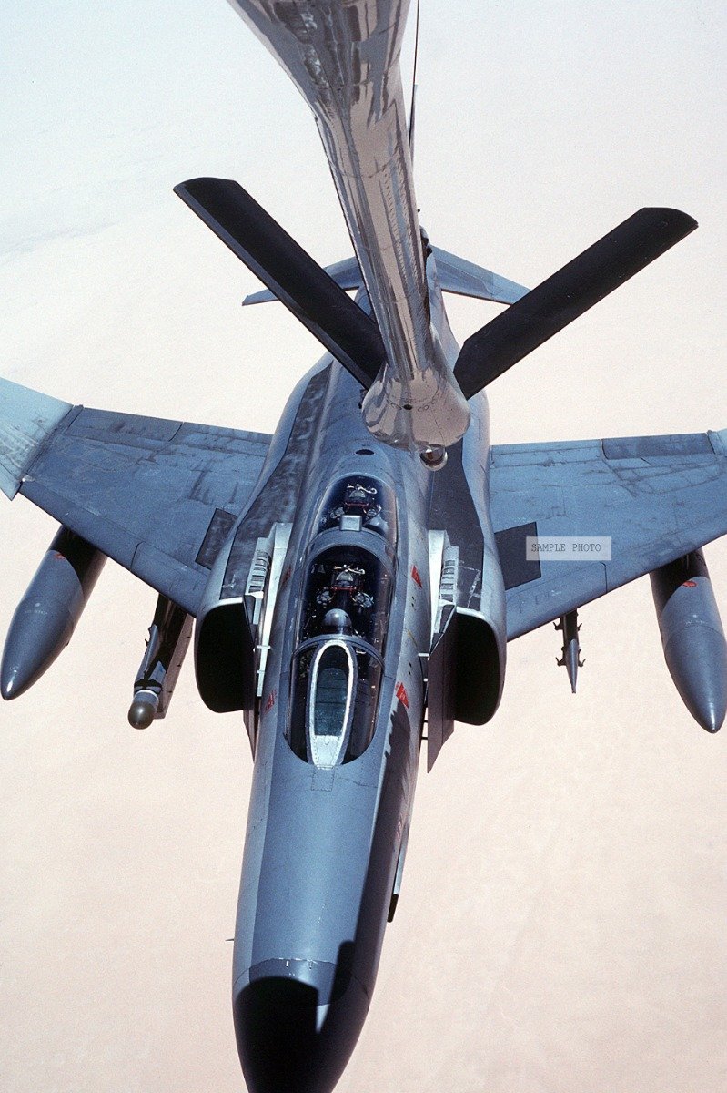 Buy Photo A 35th Fighter Wing F-4E Phantom II aircraft approaches the ...