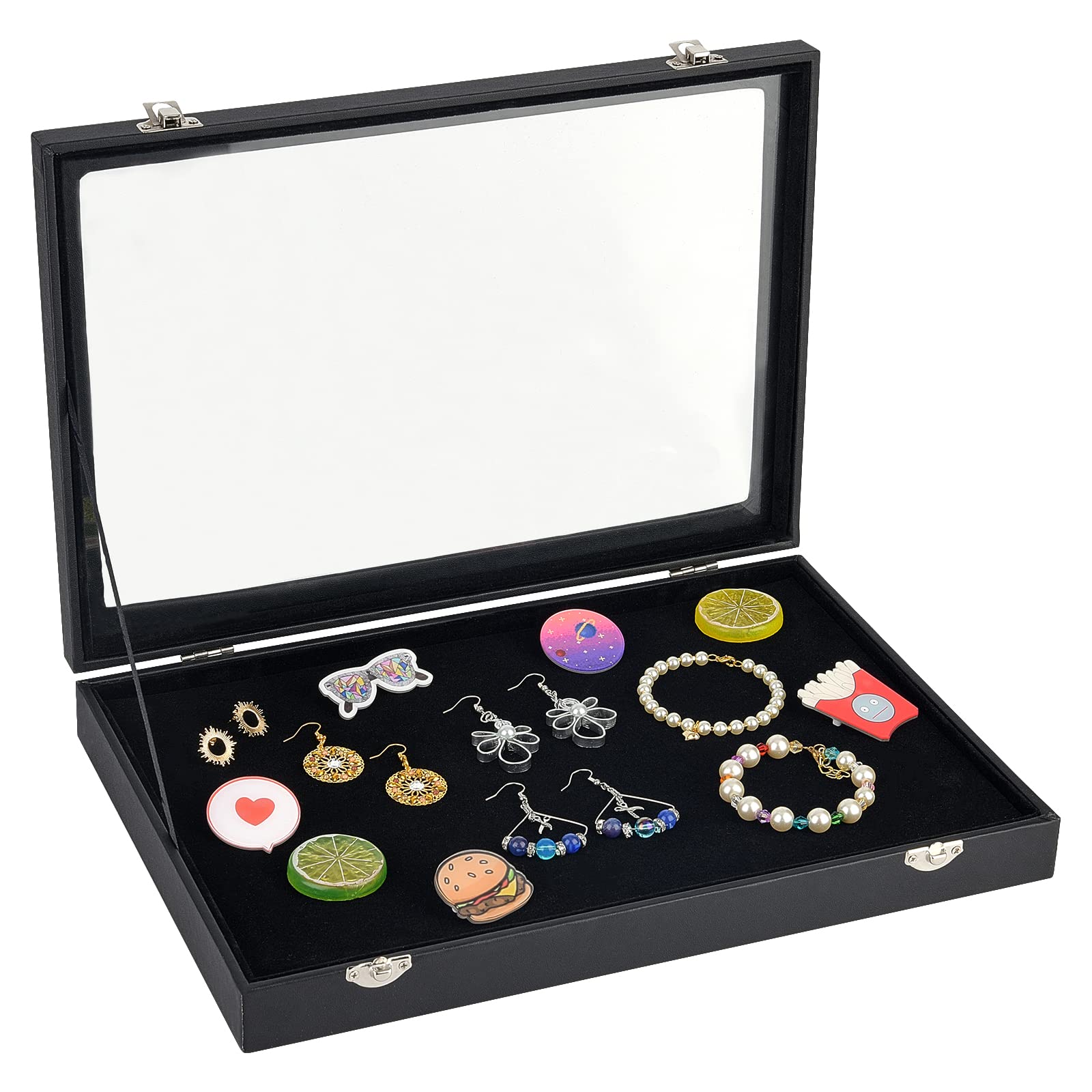 Amazon.com: OLYCRAFT Pin Display Cases 13.8x9.4x2 Inch Badge Storage ...