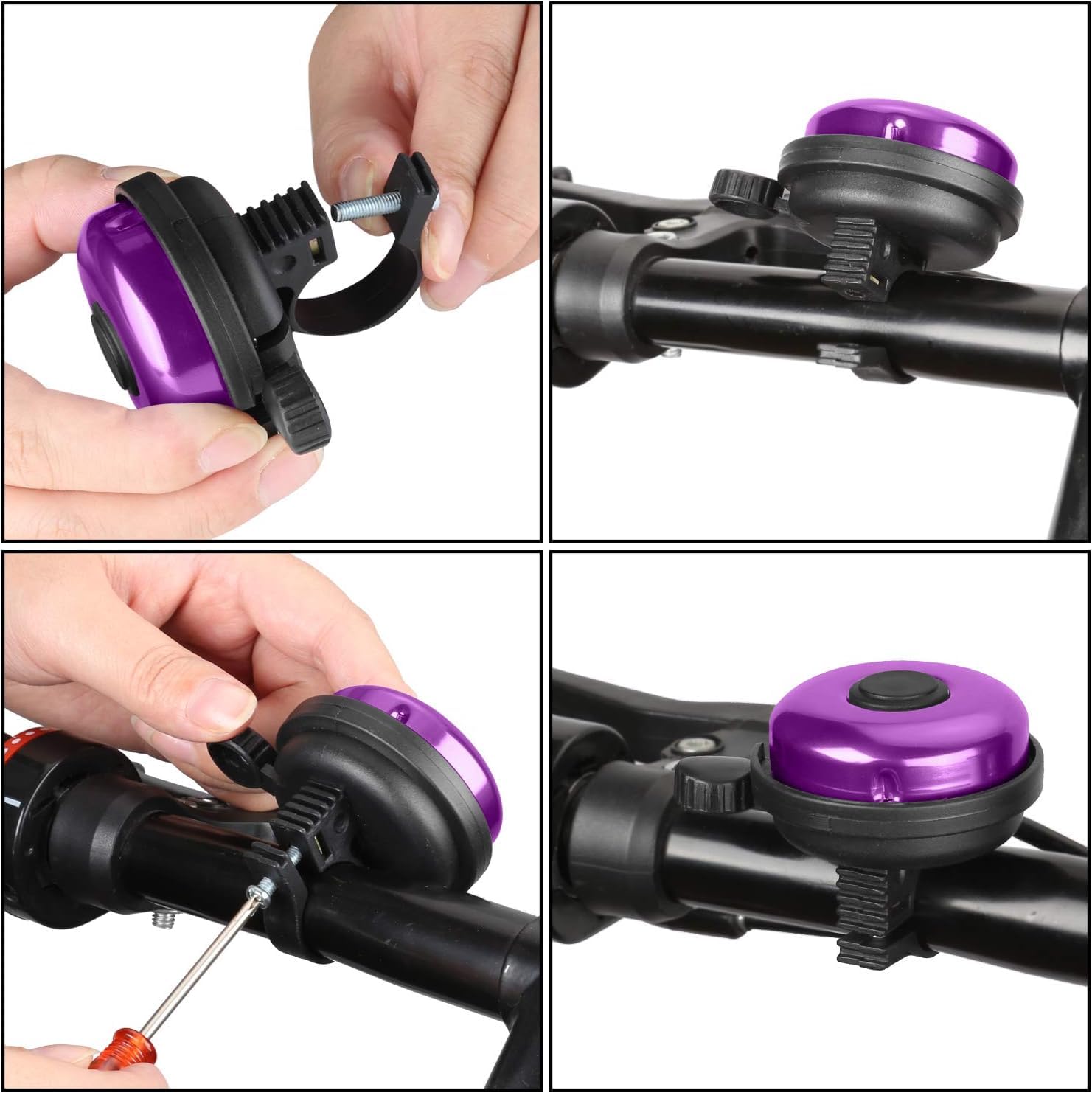 Snapklik.com : Classic Bike Bell, Aluminum Bicycle Bell, Loud Crisp ...
