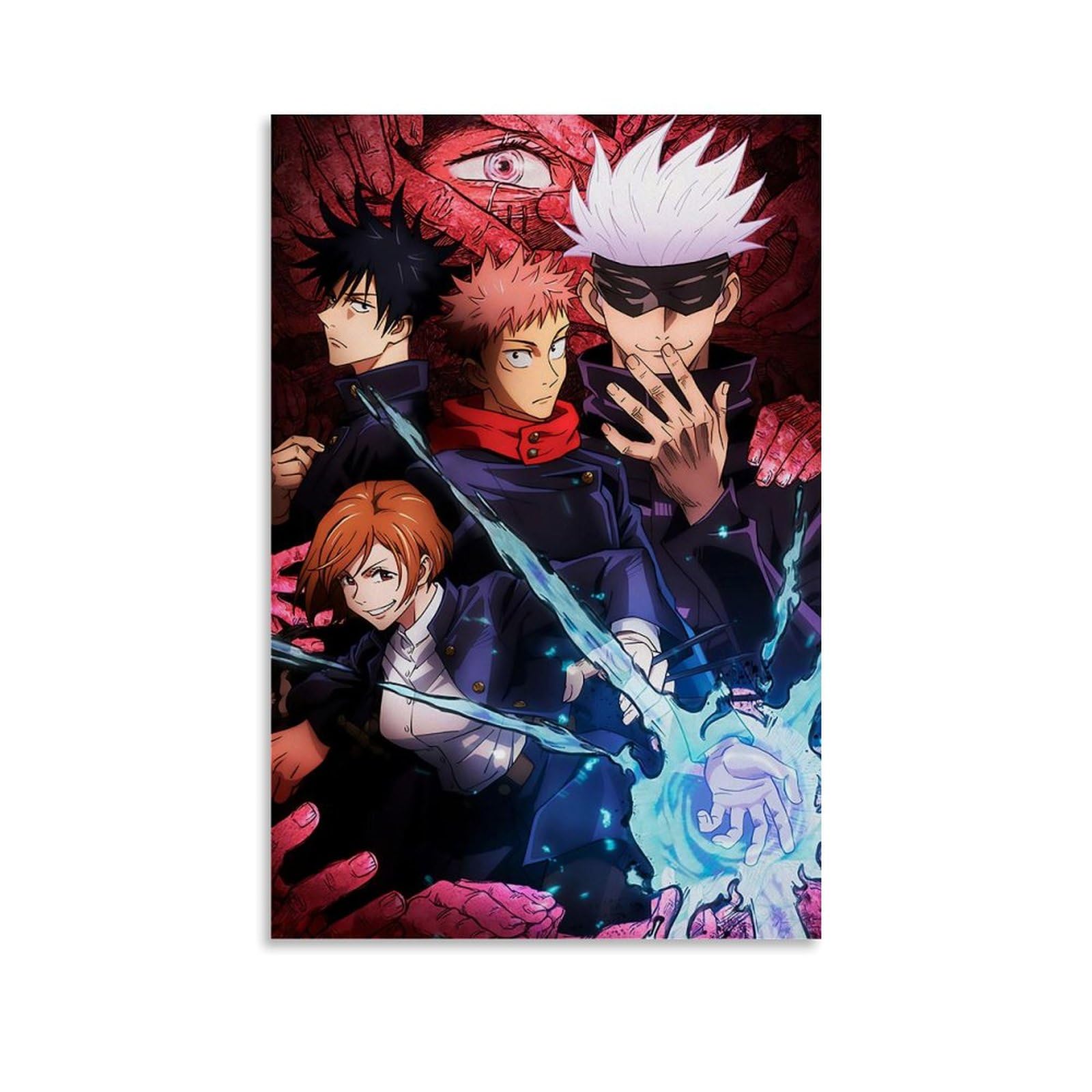 Qiunuans Classic Anmie Jjk Poster Canvas Poster Wall Art Decor Living ...