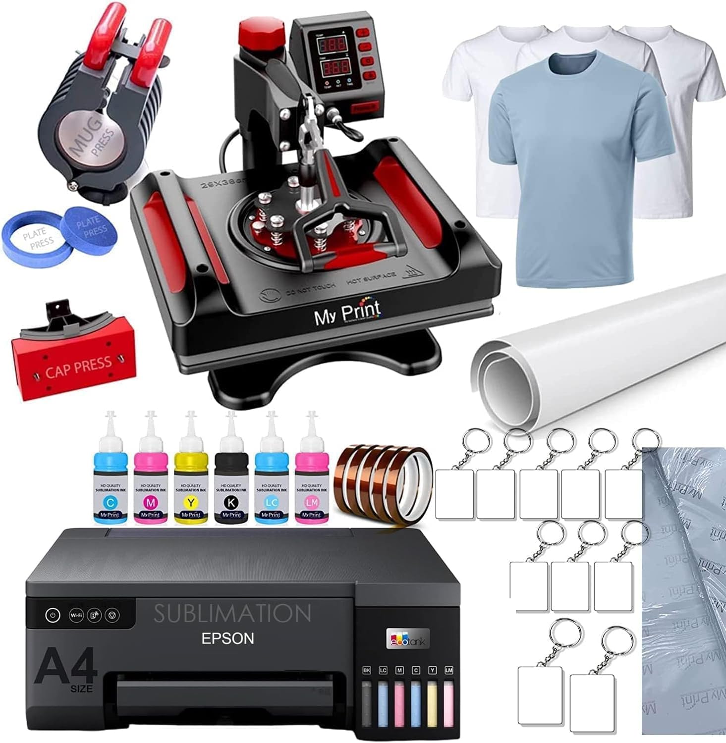 MY PRINT | Complete Setup Sublimation Printing Project | Heat Press ...