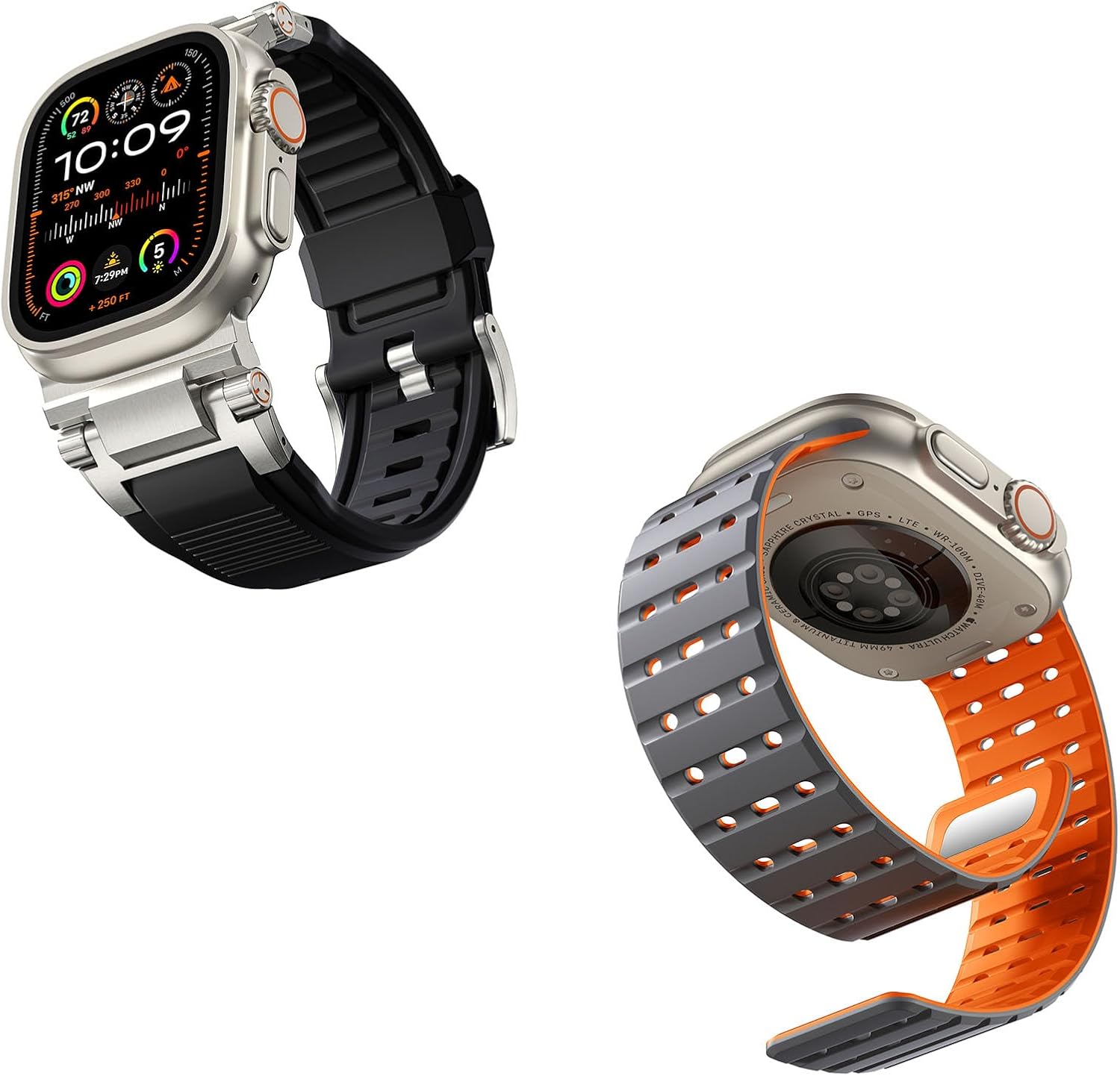 Amazon.com: Bandletic R-Steel FKM Rugged Bands + R-Lite Fit Magnetic ...