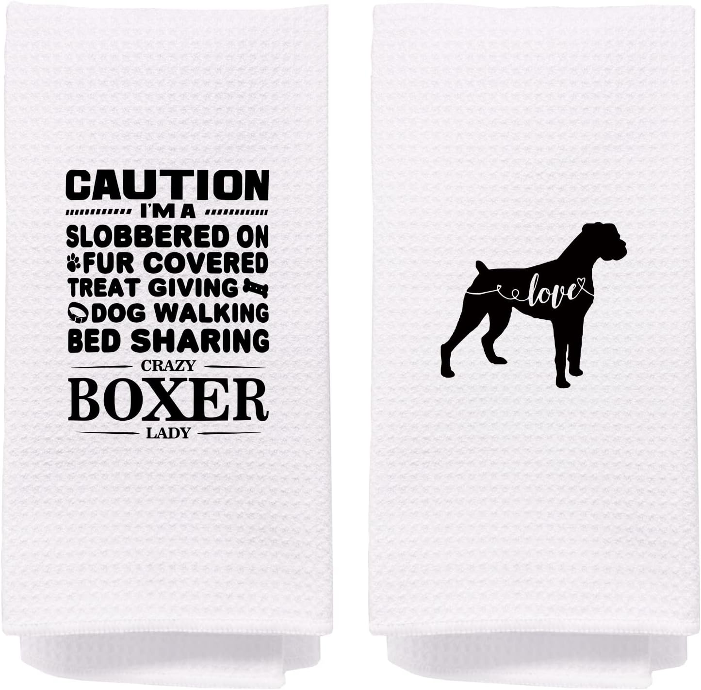 Amazon.com: PWHAOO Boxer Kitchen Towel A Kitchen is Not Complete ...