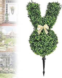 Amazon.com: Bunny Topiary Outdoor, 2025 New Artificial Bunny-Shaped ...