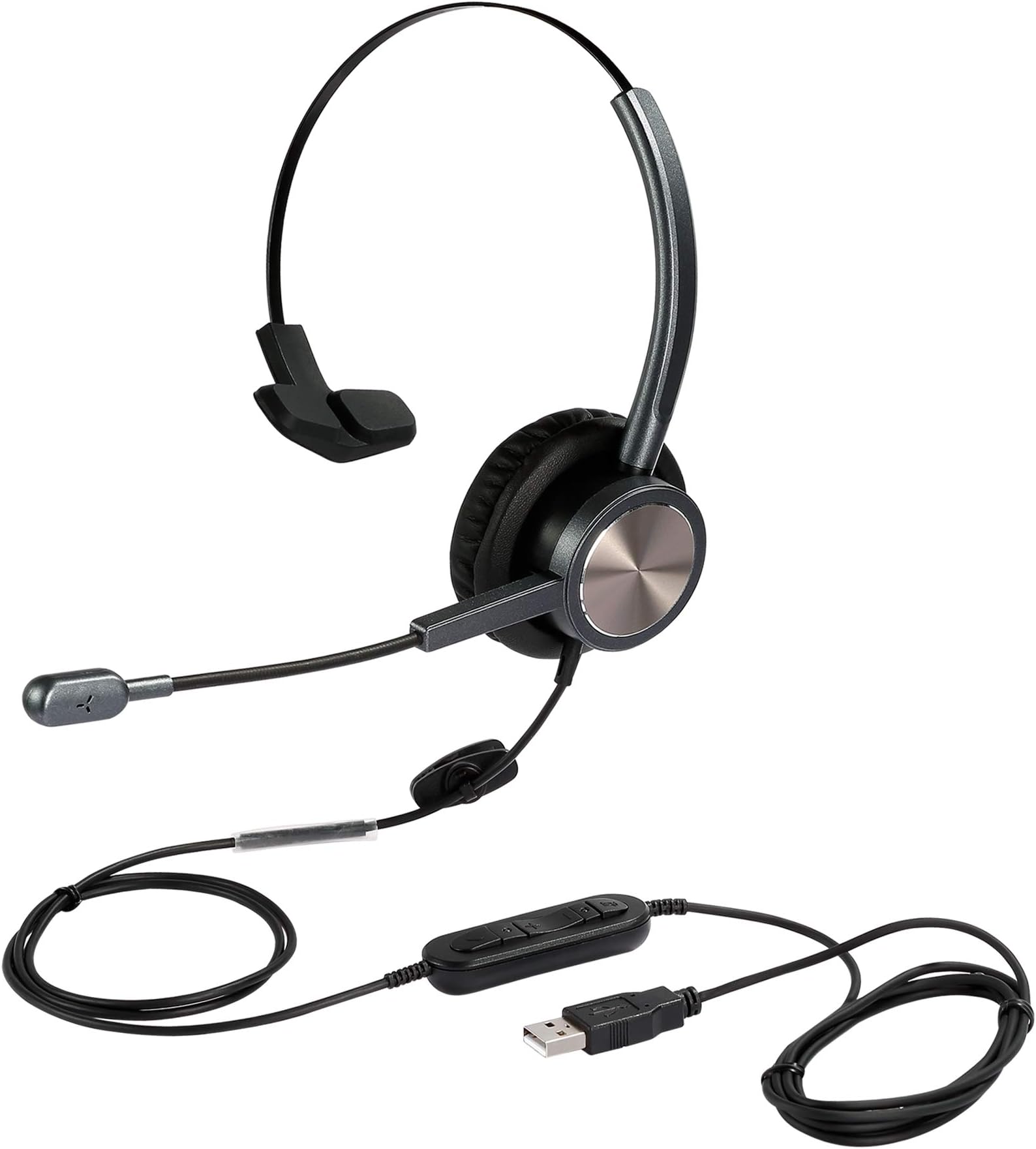 Amazon.com: N/X USB Headset with Microphone Noise Cancelling for PC ...