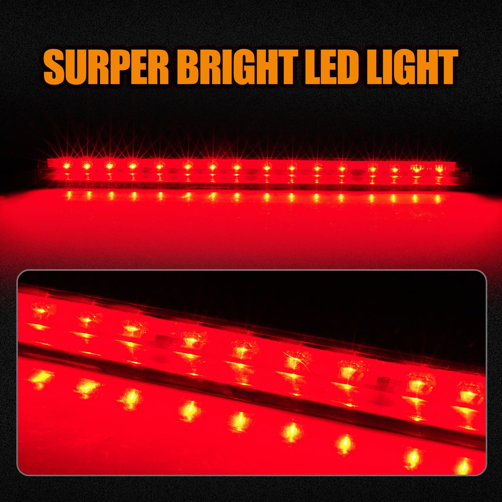 Snapklik.com : Cxdar Third 3rd Brake Light LED For 1992-1999 Chevy C/K ...