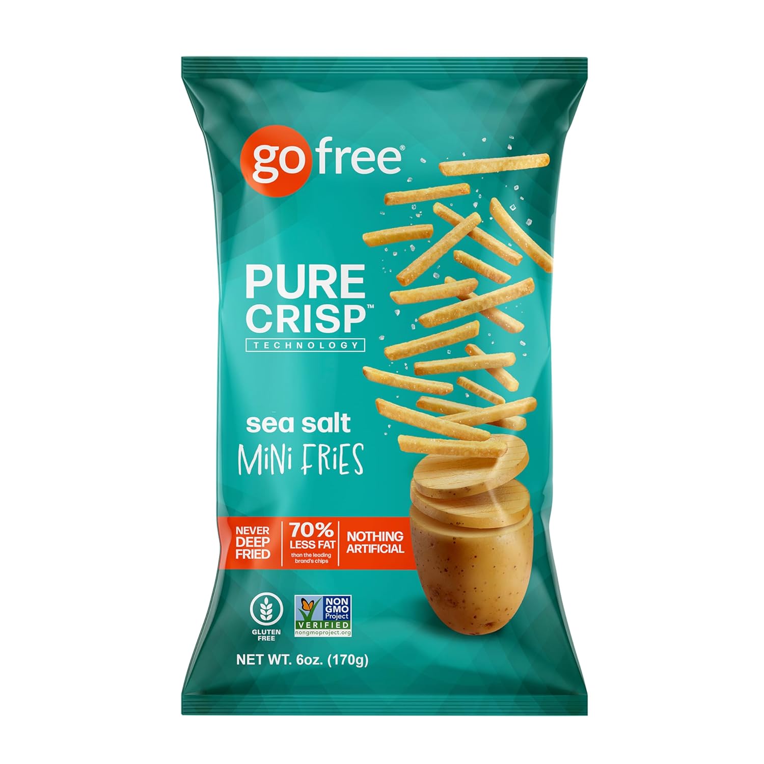 Amazon.com: GO FREE Mini Fries Potato Chips – Healthy Snacks for Kids ...