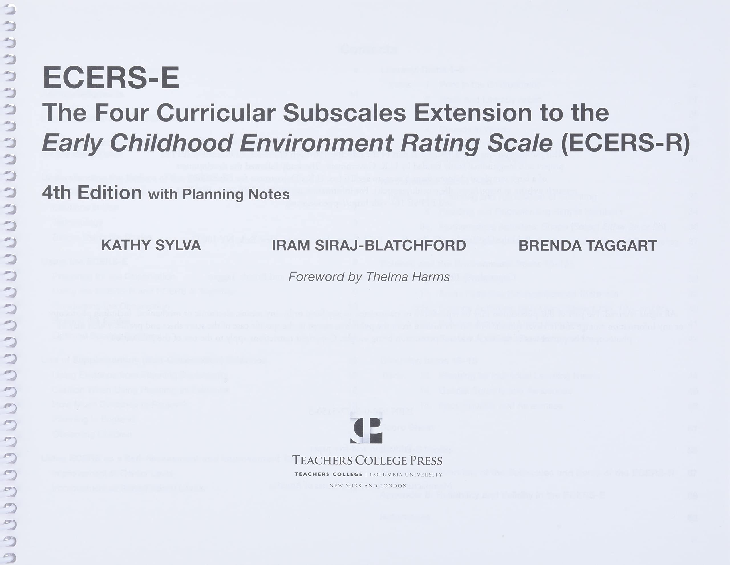 Ecers E The Four Curricular Subscales Extension To The Early ...